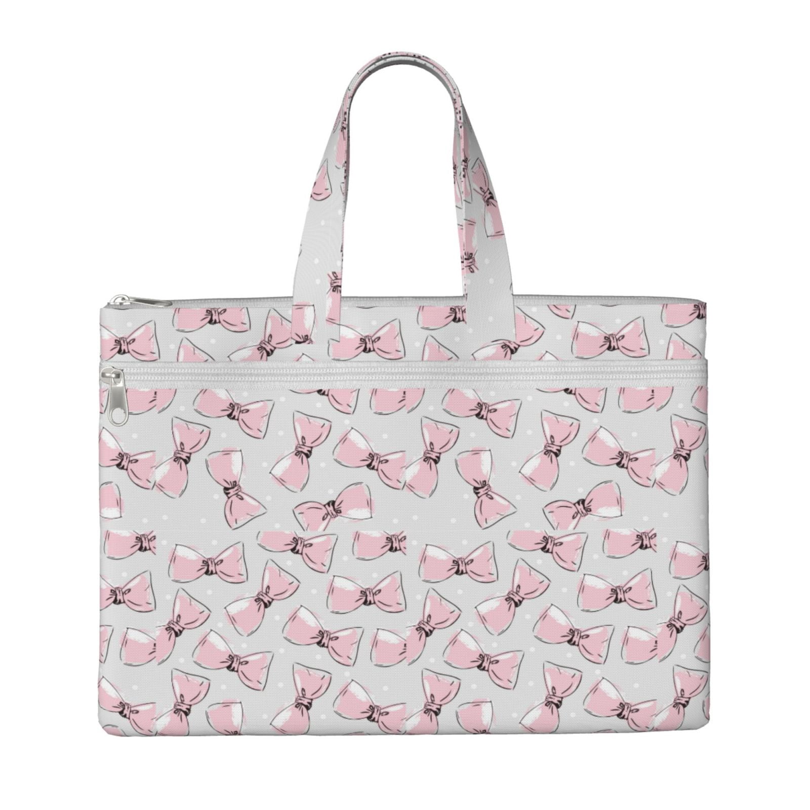 Pofeuu Cute Bow Tie Print Laptop Bag Carrying - Computer Bag Laptop ...