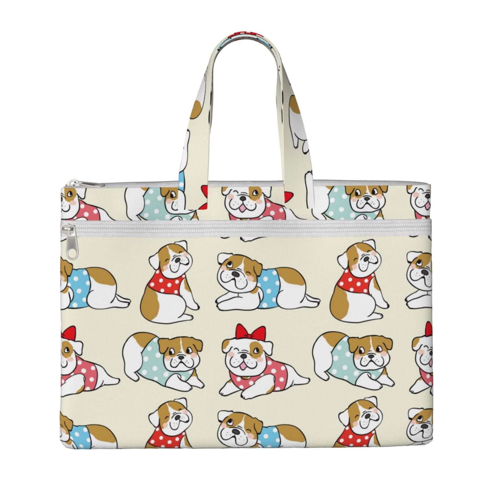Pofeuu Cute Bull Dog Print Laptop Bag Carrying - Computer Bag Laptop ...