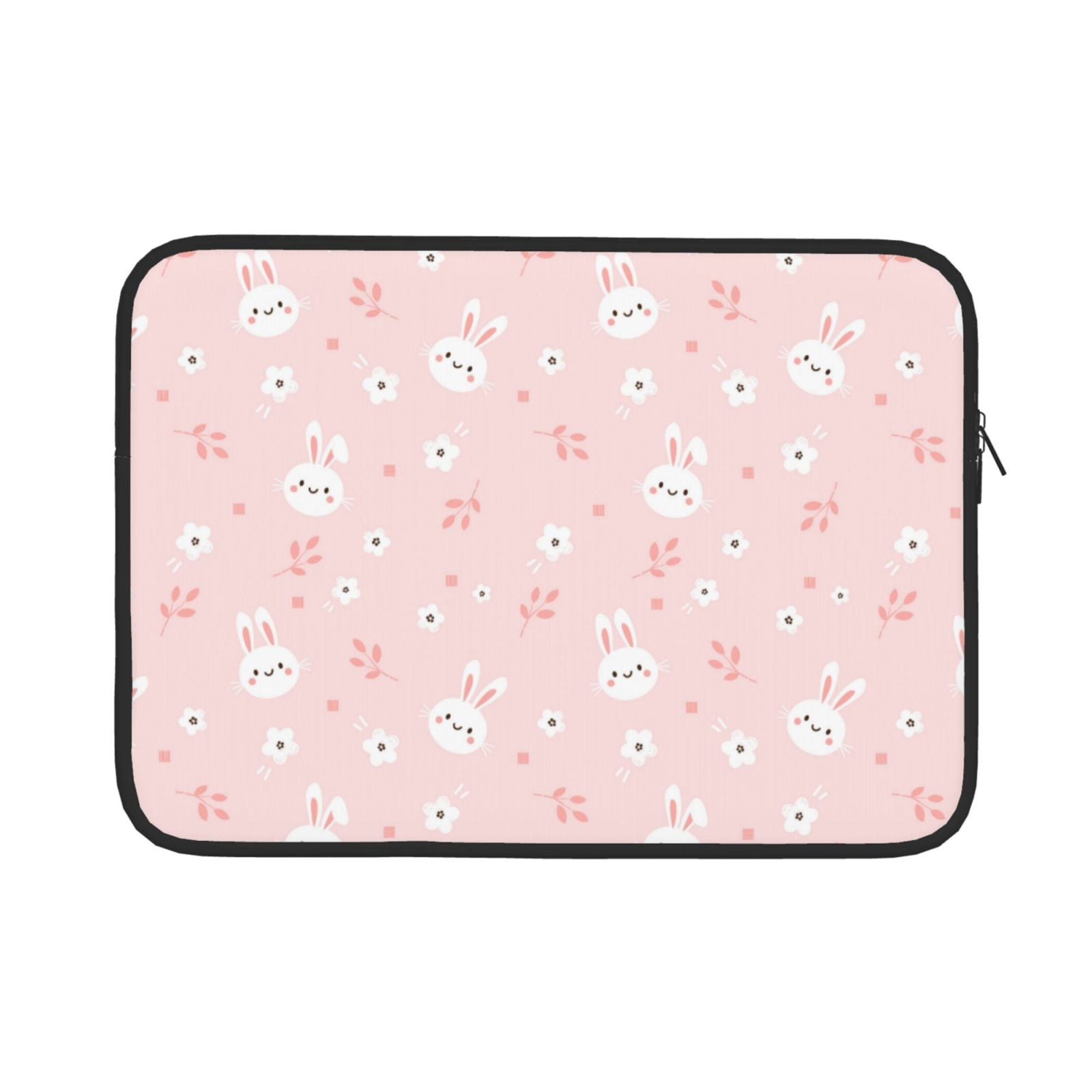 Pofeuu Cute Bunny Print Laptop Carrying Case,13-15-Inch Laptop and ...
