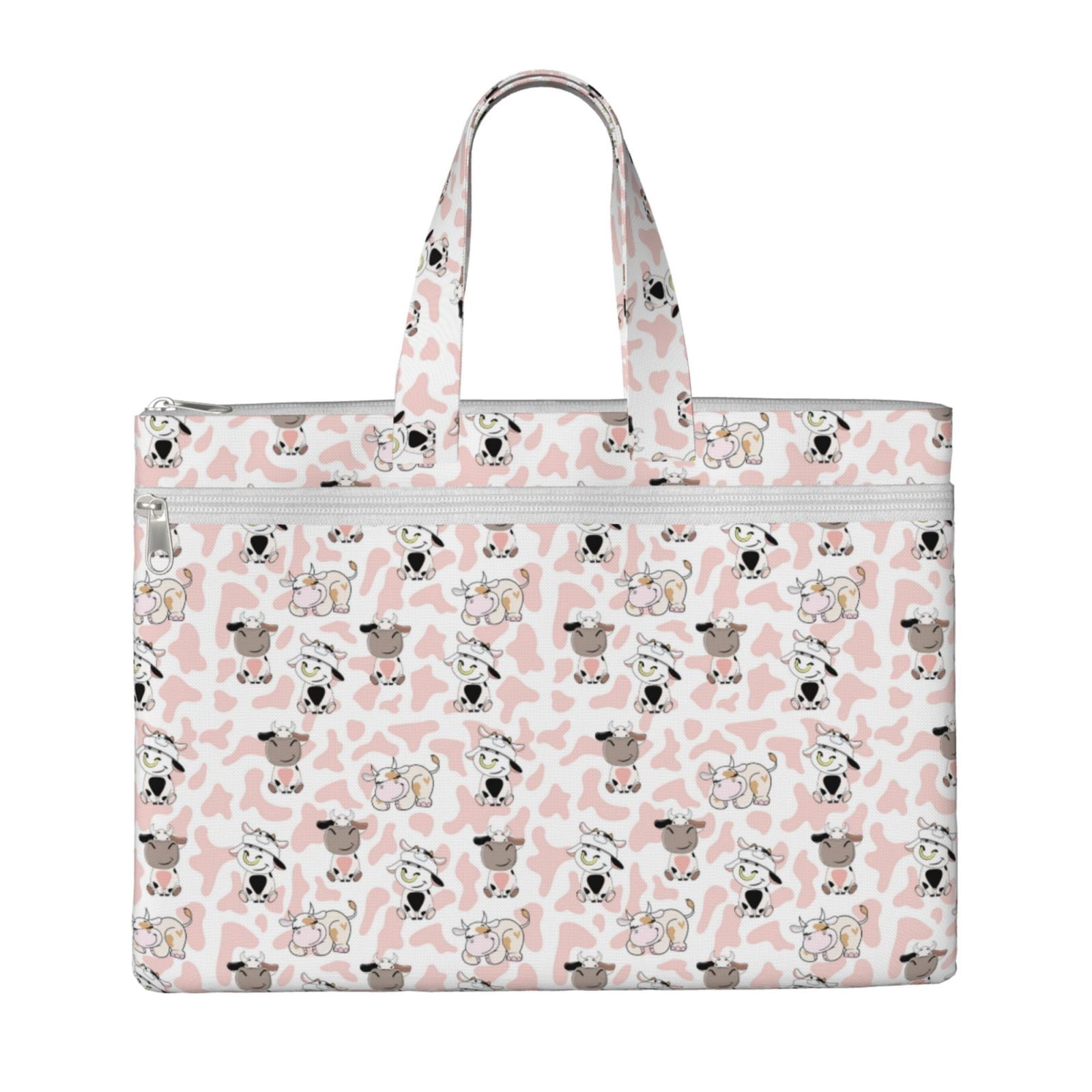 Pofeuu Cute Cartoon Cows Print Laptop Bag Carrying - Computer Bag ...