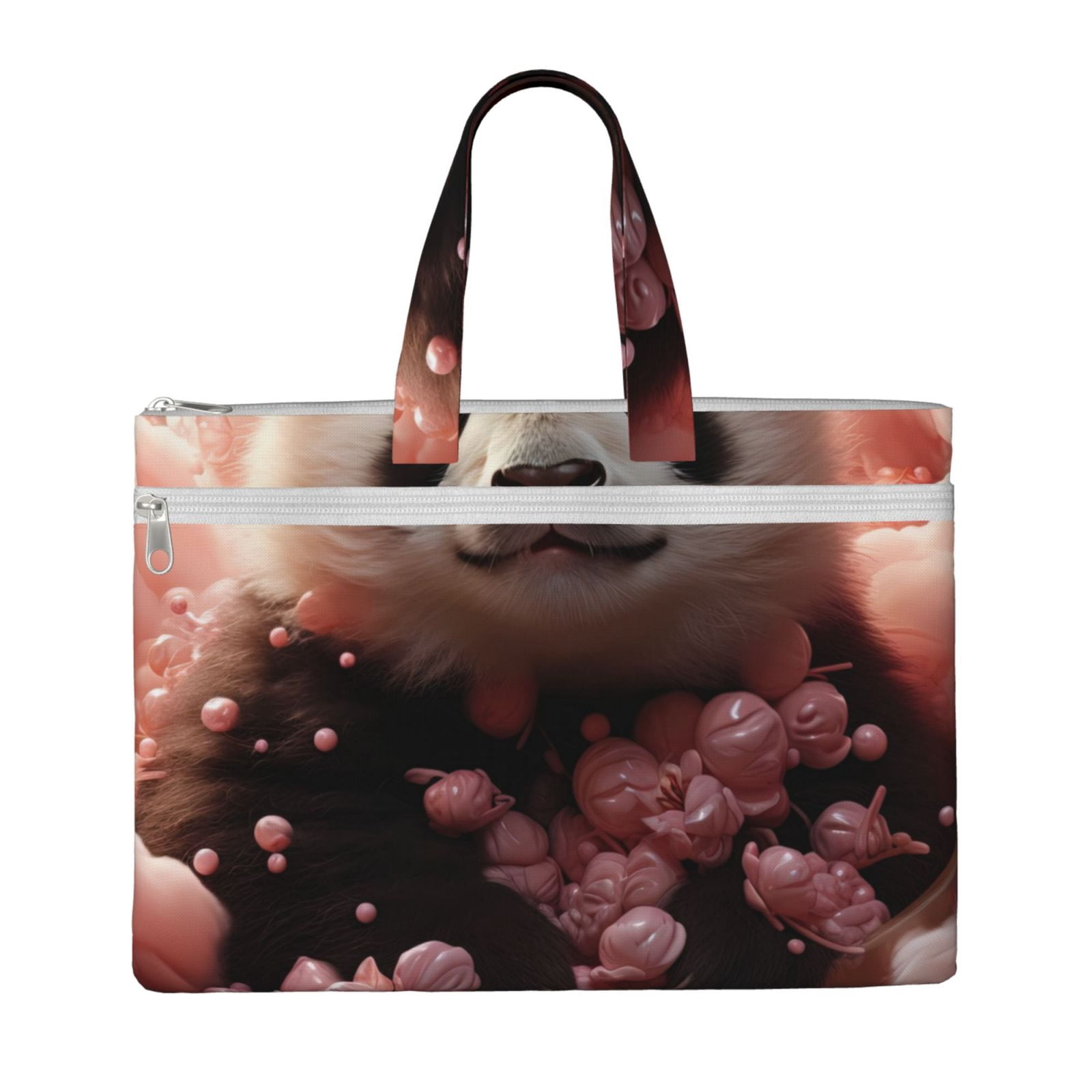 Pofeuu Cute Cloud Panda Print Laptop Bag Carrying - Computer Bag Laptop ...