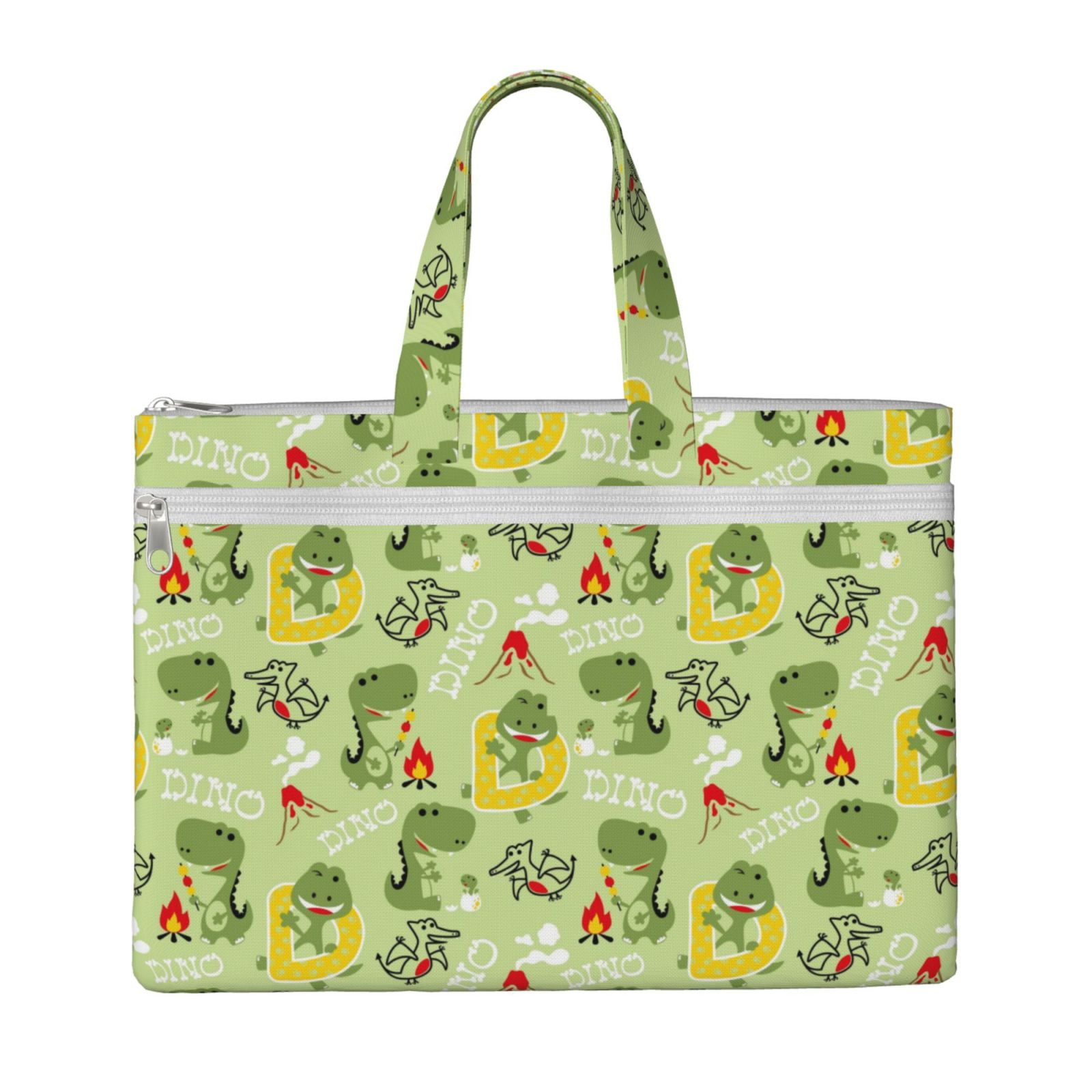 Pofeuu Cute Dinosaurs Cartoon Print Laptop Bag Carrying - Computer Bag ...