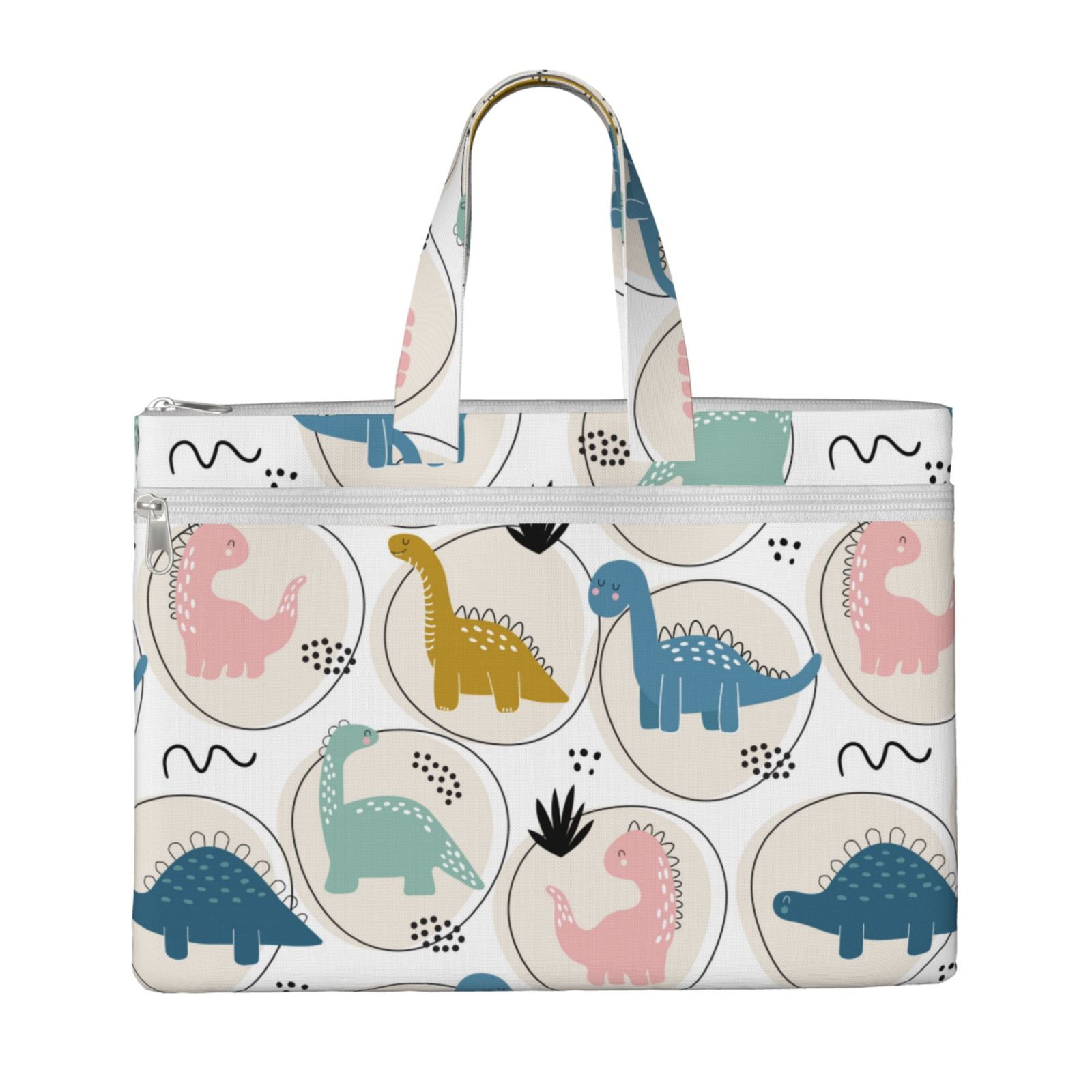 Pofeuu Cute Dinosaurs Print Laptop Bag Carrying - Computer Bag Laptop ...