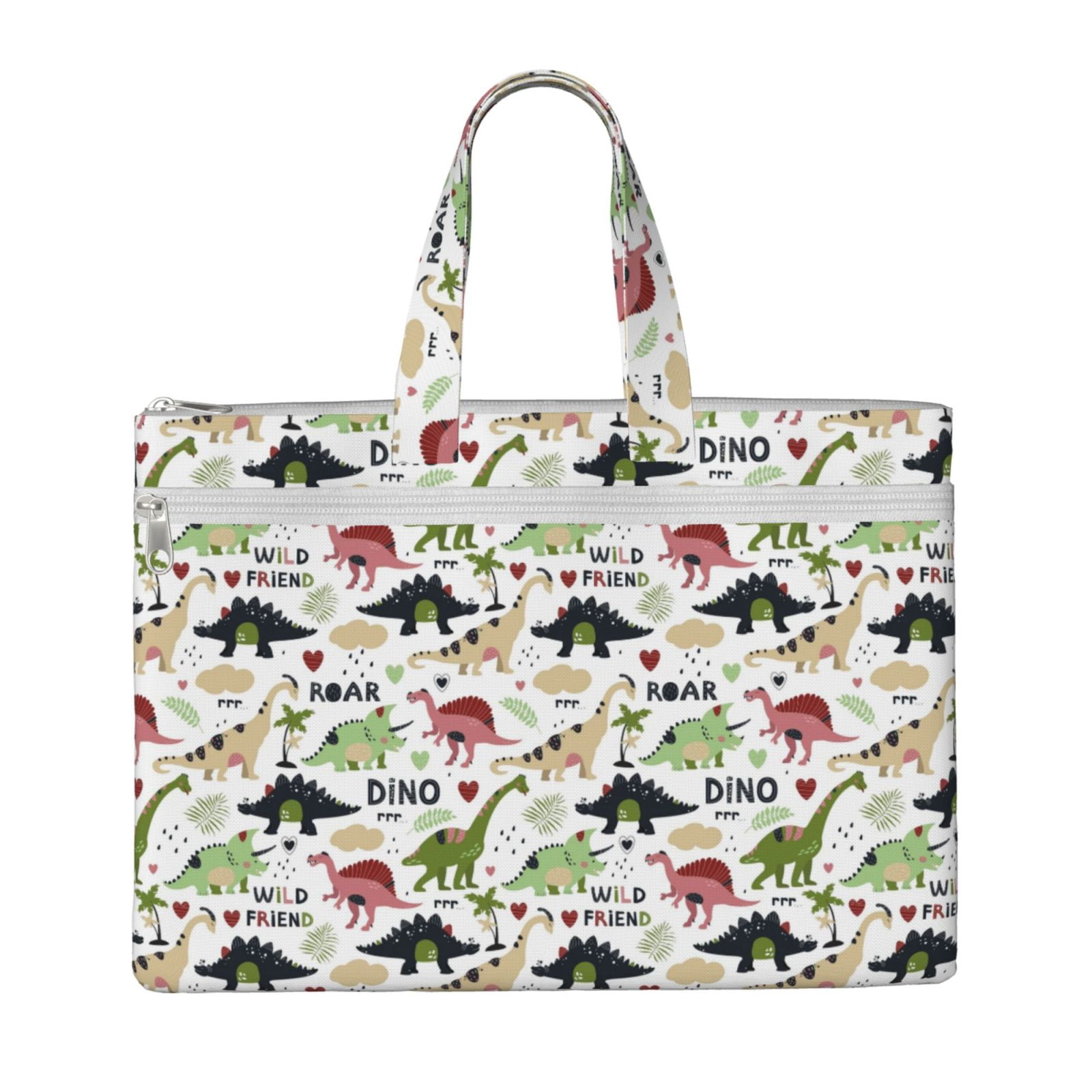 Pofeuu Cute Dinosaurs Print Laptop Bag Carrying - Computer Bag Laptop ...