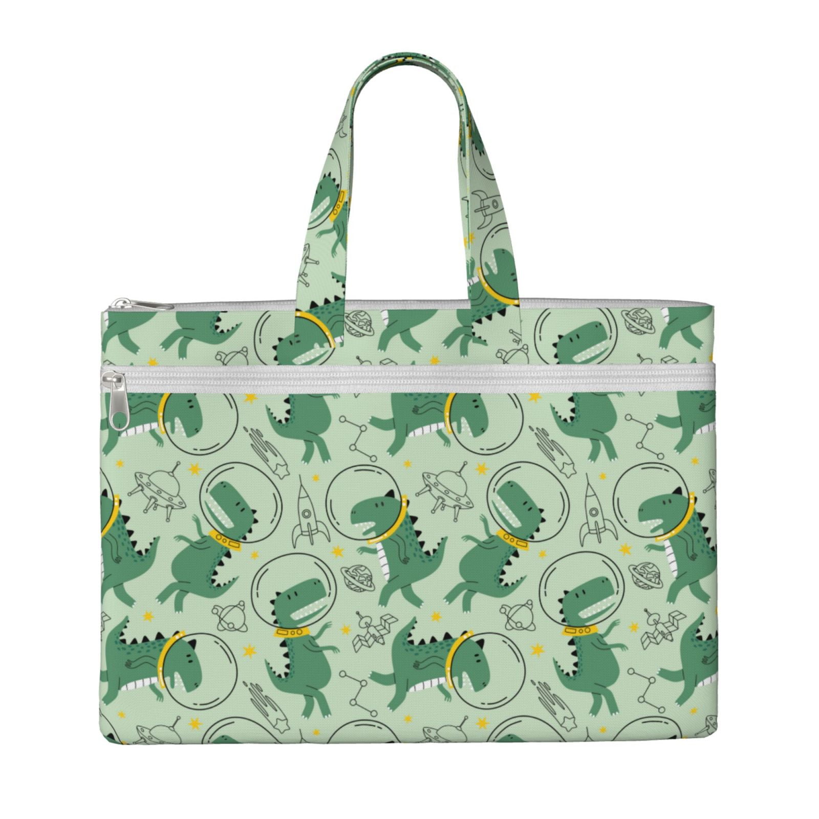 Pofeuu Cute Dinosaurs in Space Print Laptop Bag Carrying - Computer Bag ...