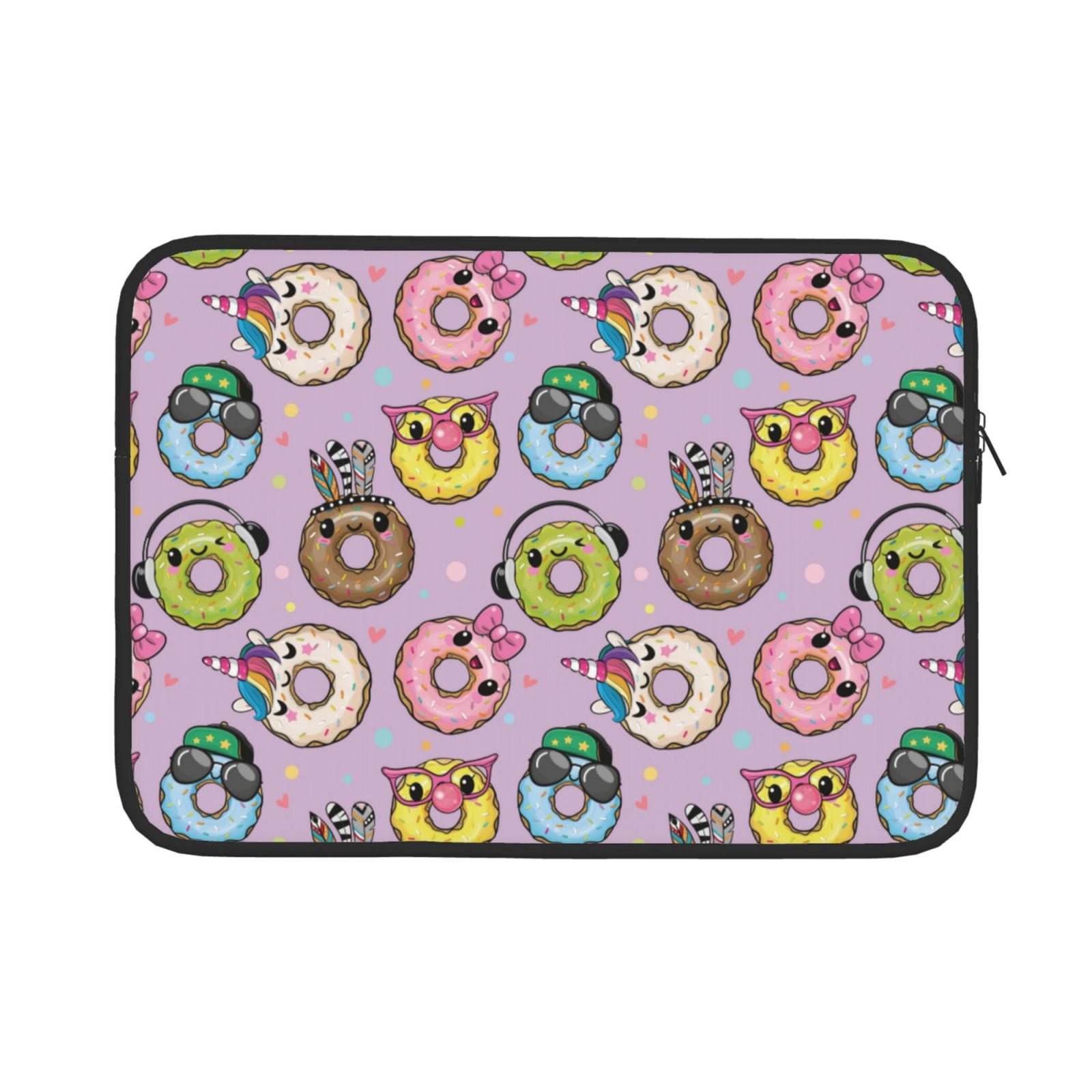 Pofeuu Cute Donuts Print Laptop Carrying Case,13-15-Inch Laptop and ...