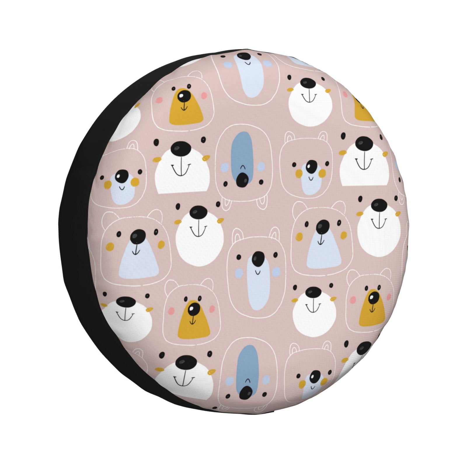 Pofeuu Cute Hand Drawn Bear Print Spare Tire Wheel Cover for Car Truck ...