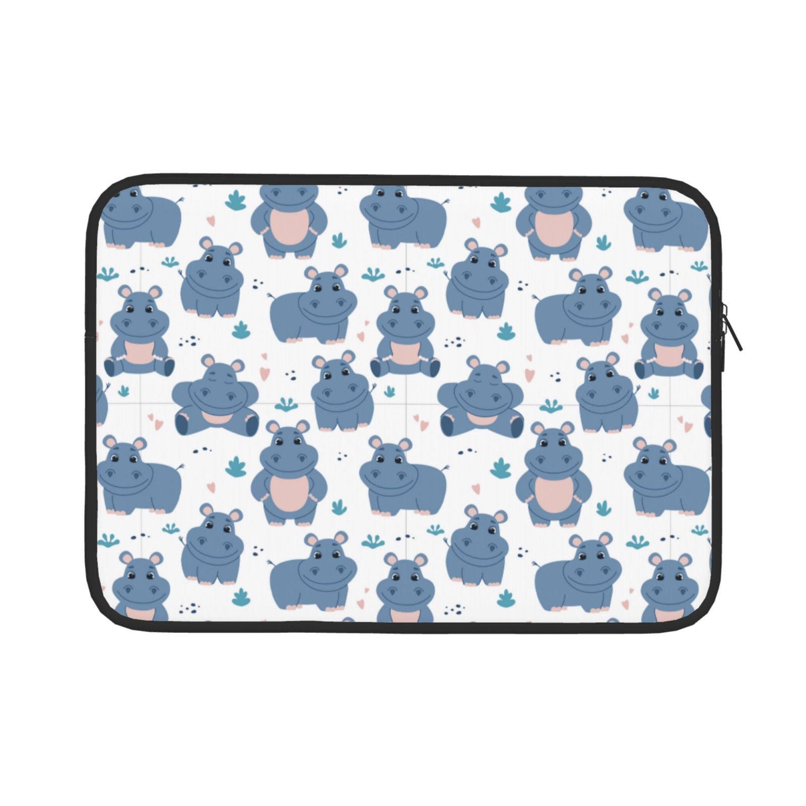 Pofeuu Cute Hippos Print Laptop Carrying Case,13-15-Inch Laptop and ...