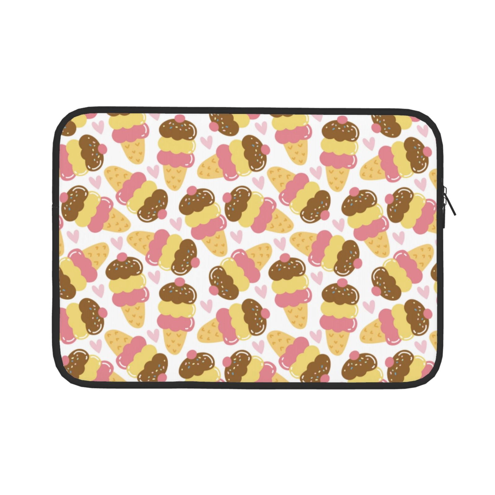Pofeuu Cute Ice Cream Print Laptop Carrying Case,13-15-Inch Laptop and ...