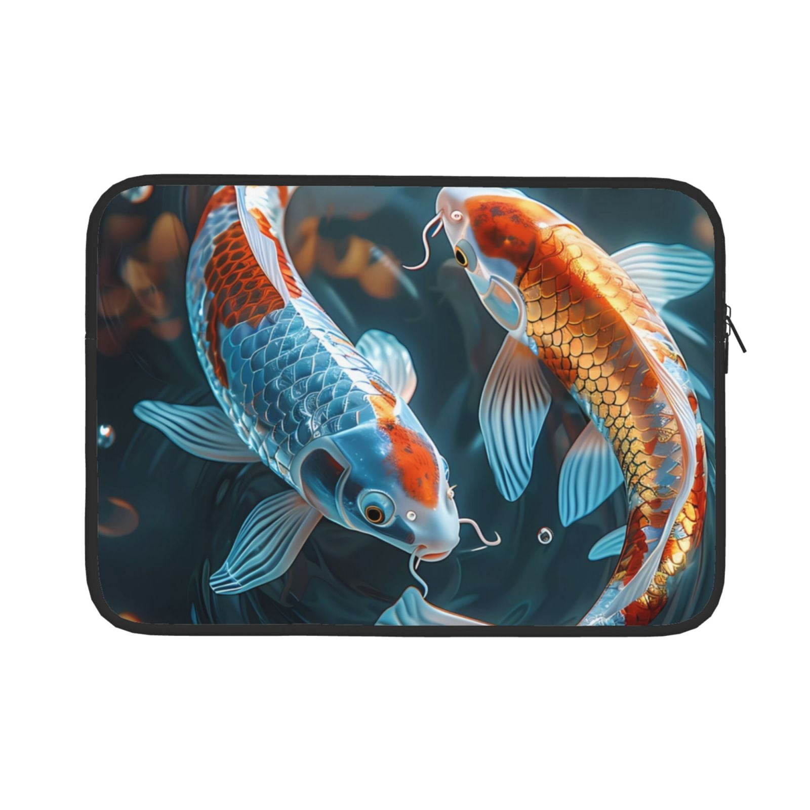 Pofeuu Cute Koi Fish Serenity Print Laptop Carrying Case,13-15-Inch ...