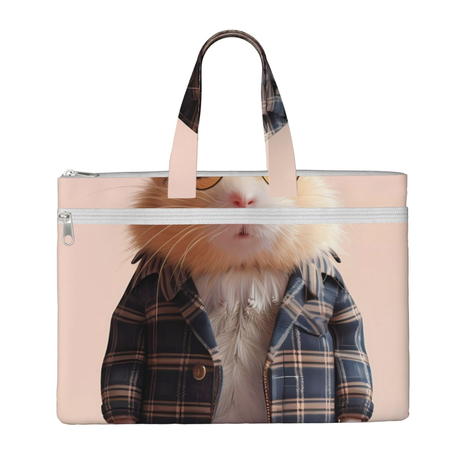 Pofeuu Cute Mouse In Glasses Print Laptop Bag Carrying - Computer Bag ...