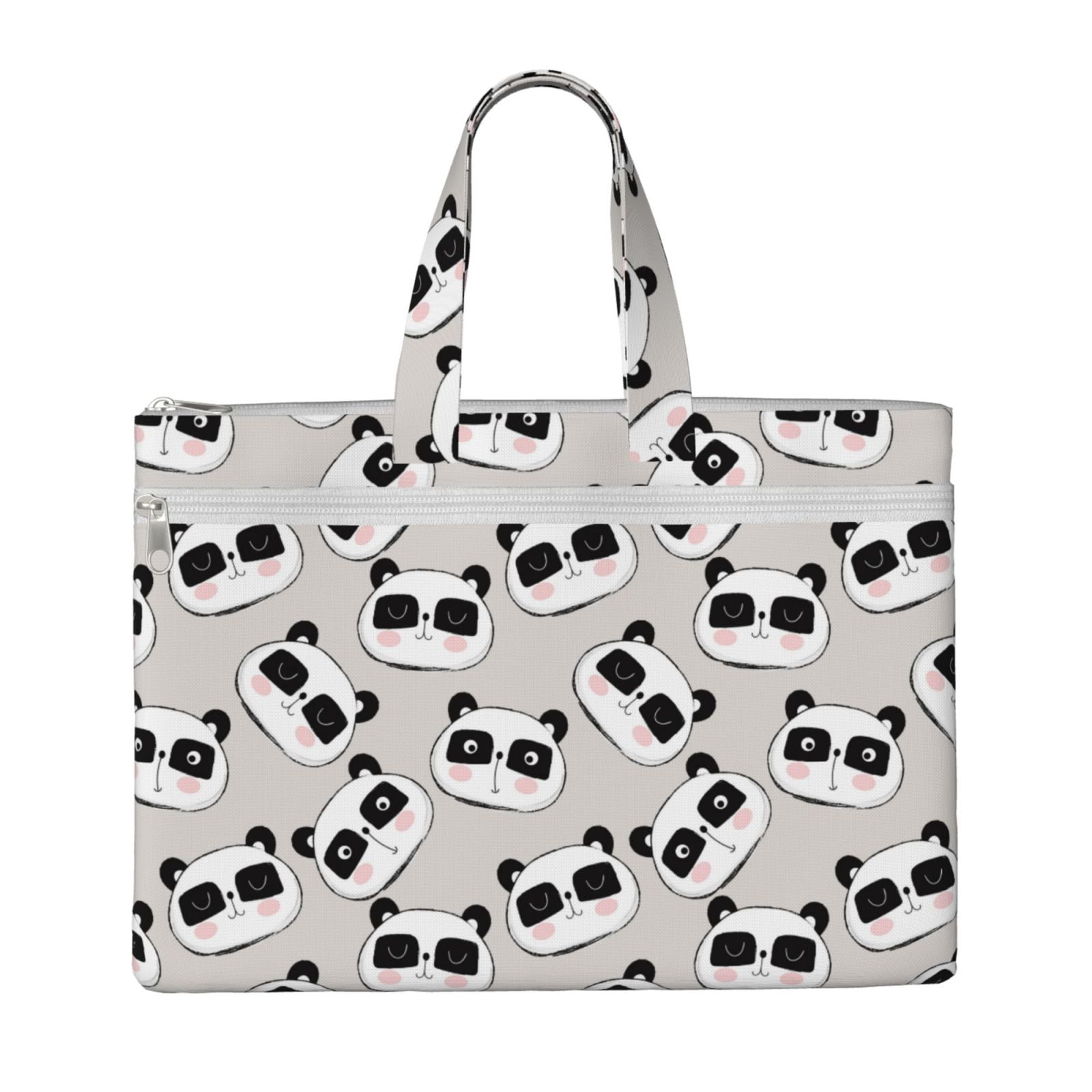 Pofeuu Cute Panda Print Laptop Bag Carrying - Computer Bag Laptop Case ...