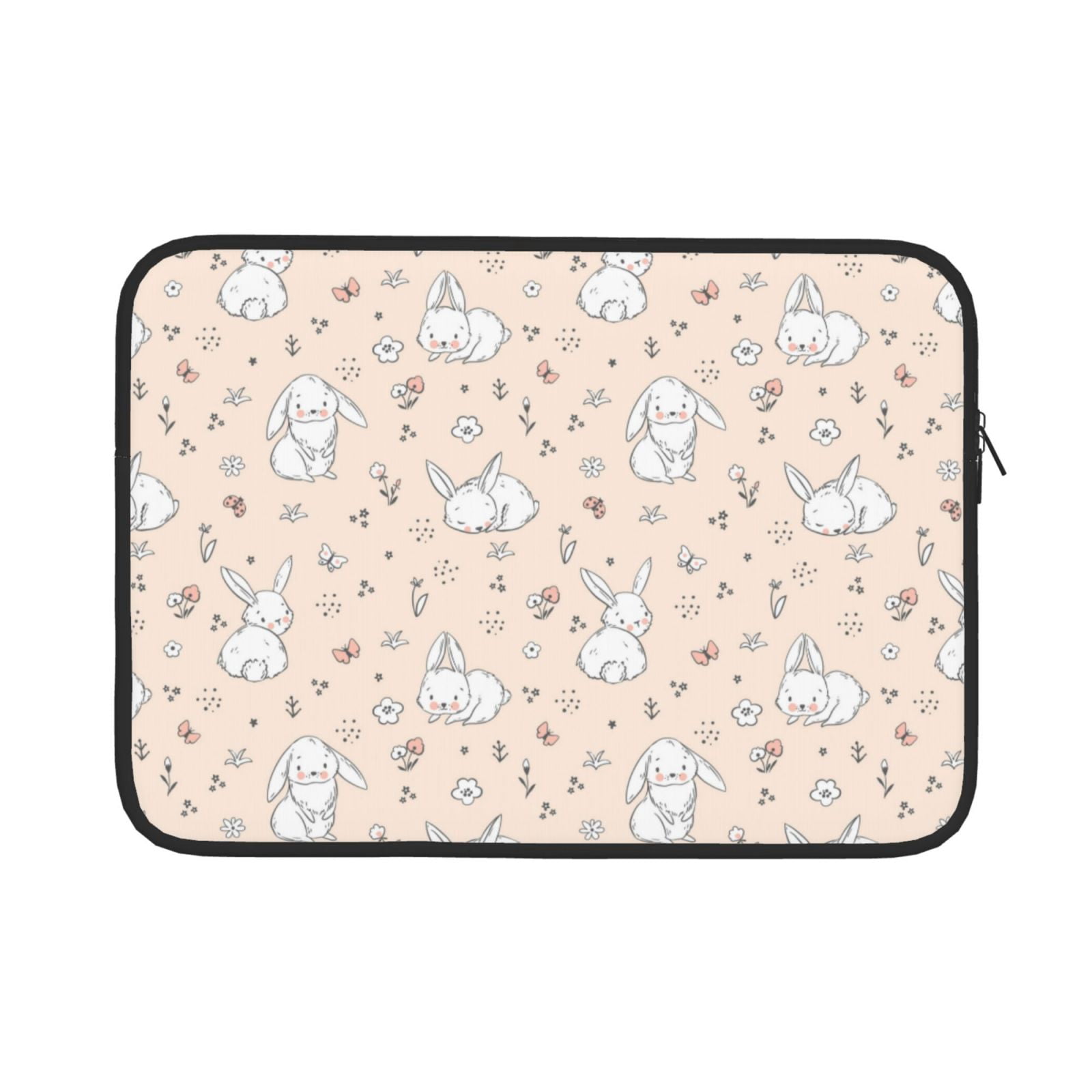 Pofeuu Cute Rabbit Print Laptop Carrying Case,13-15-Inch Laptop and ...
