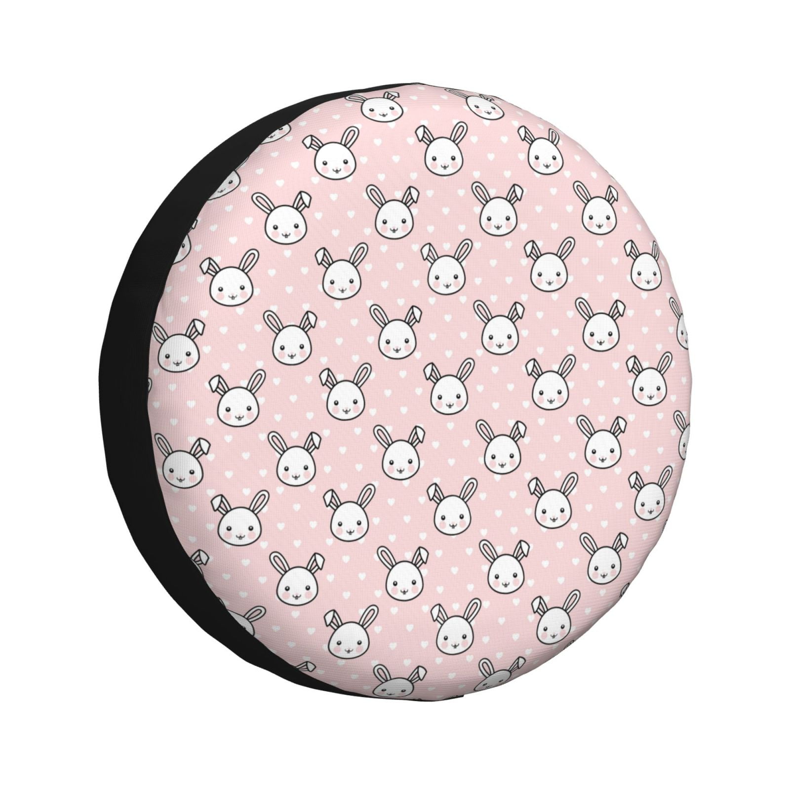 Pofeuu Cute Rabbit Print Spare Tire Wheel Cover for Car Truck SUV ...
