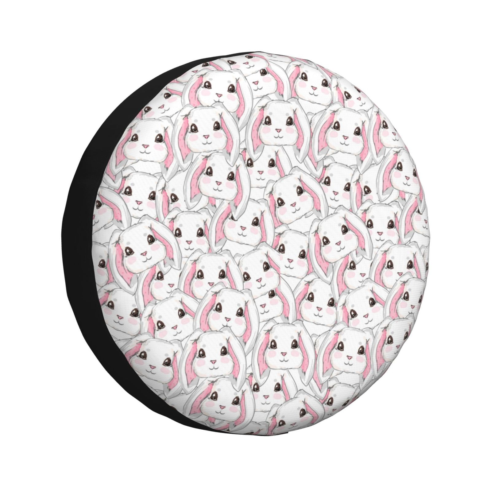 Pofeuu Cute Rabbit Print Spare Tire Wheel Cover for Car Truck SUV ...