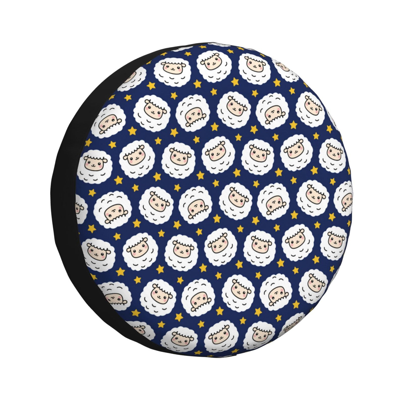 Pofeuu Cute Sheep With Star Print Spare Tire Wheel Cover for Car Truck ...