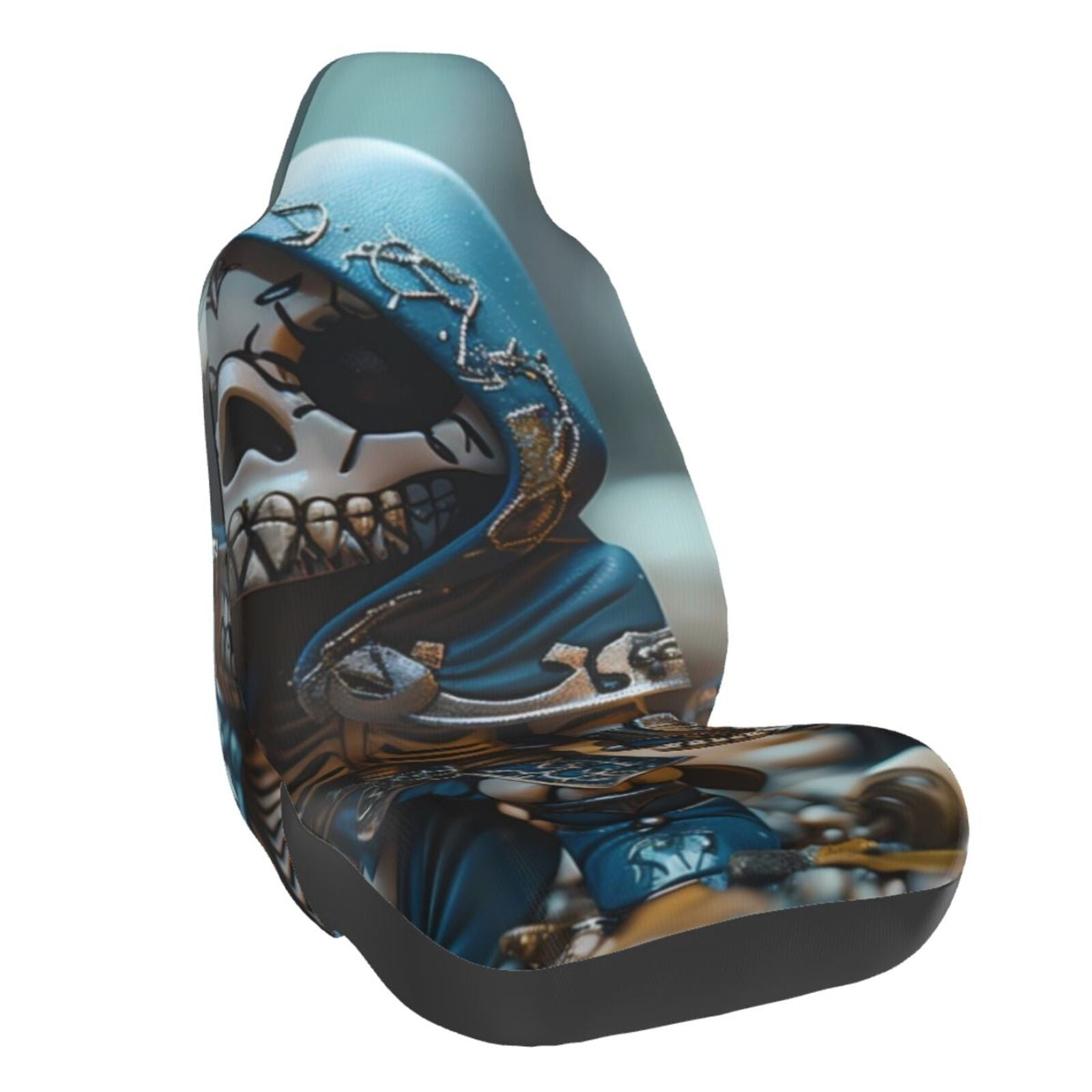 Pofeuu Cute Skeletons Figurines Print Automotive Car Seat Covers Flat ...