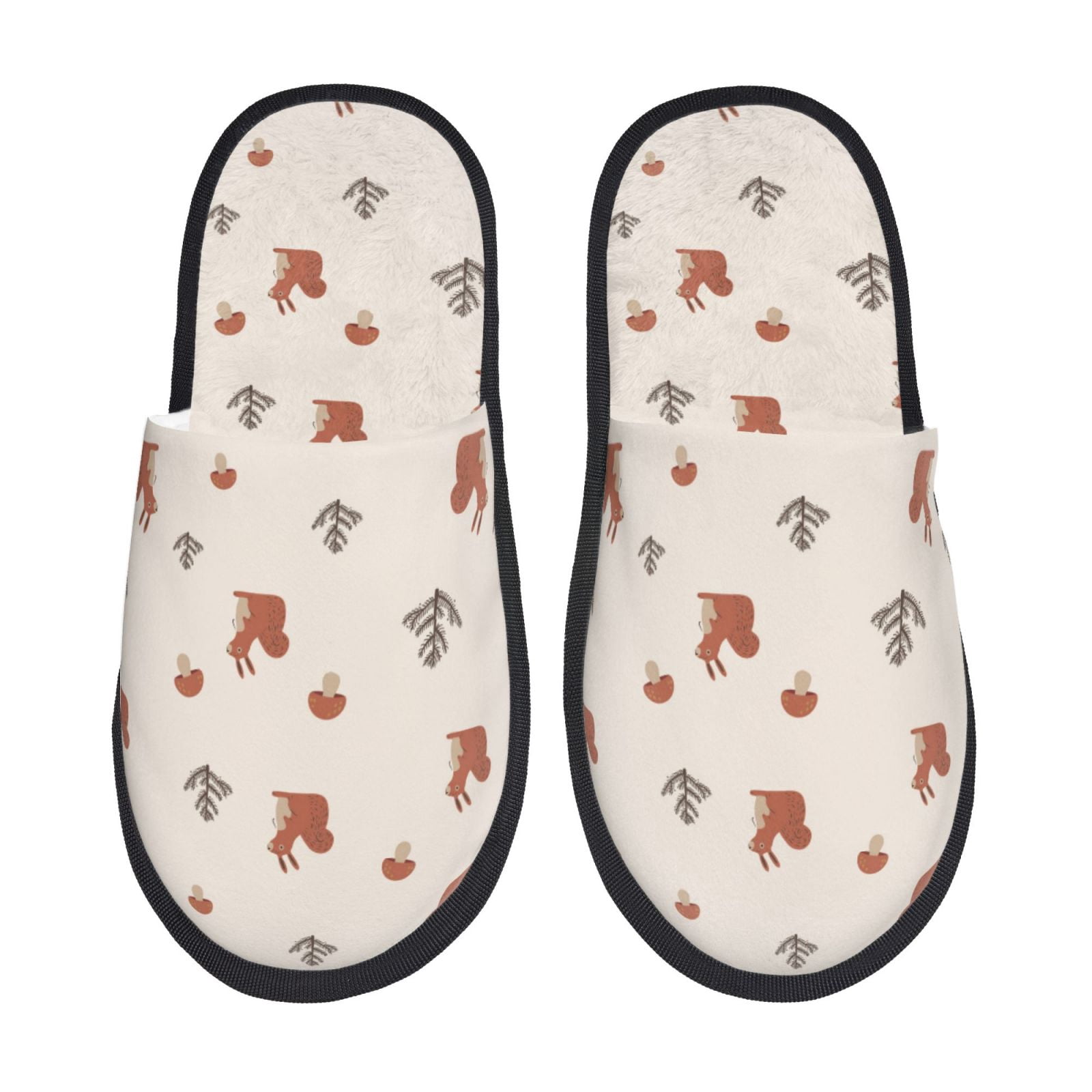 Pofeuu Cute Squirrel Print EVA Fuzzy House super light Slippers ...