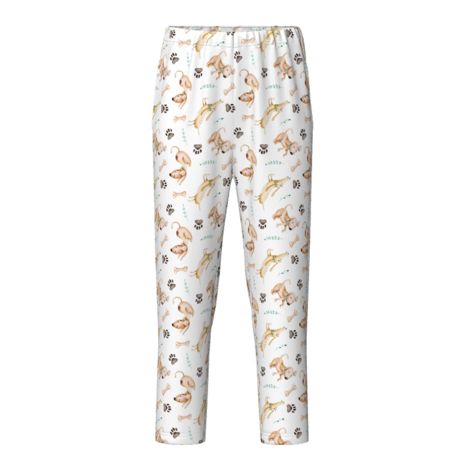 Pofeuu Dachshund Dog Puppy Print Teenagers' Pajama Pants, Soft Lounge ...