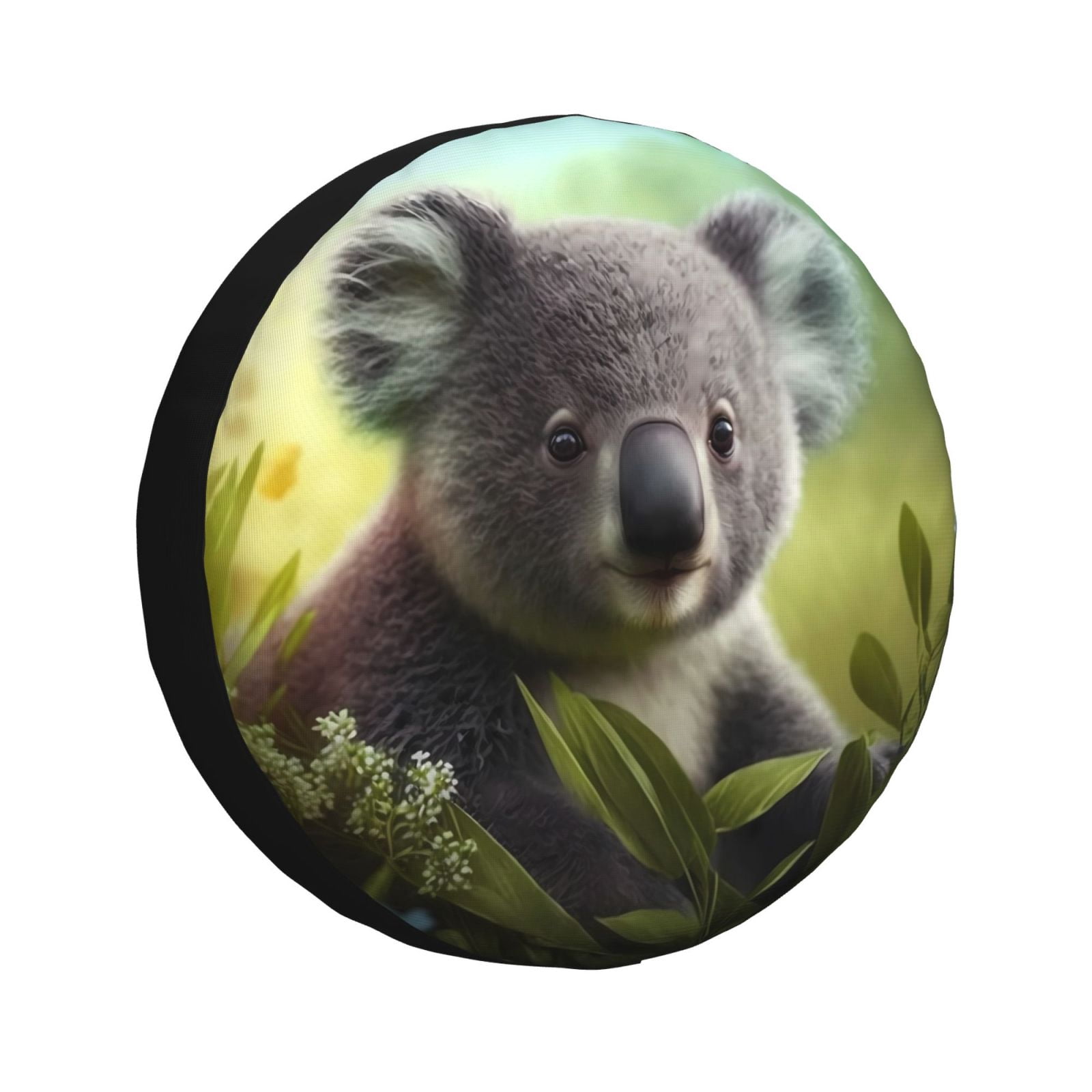 Pofeuu Daisy Koala Print Spare Tire Wheel Cover for Car Truck SUV ...