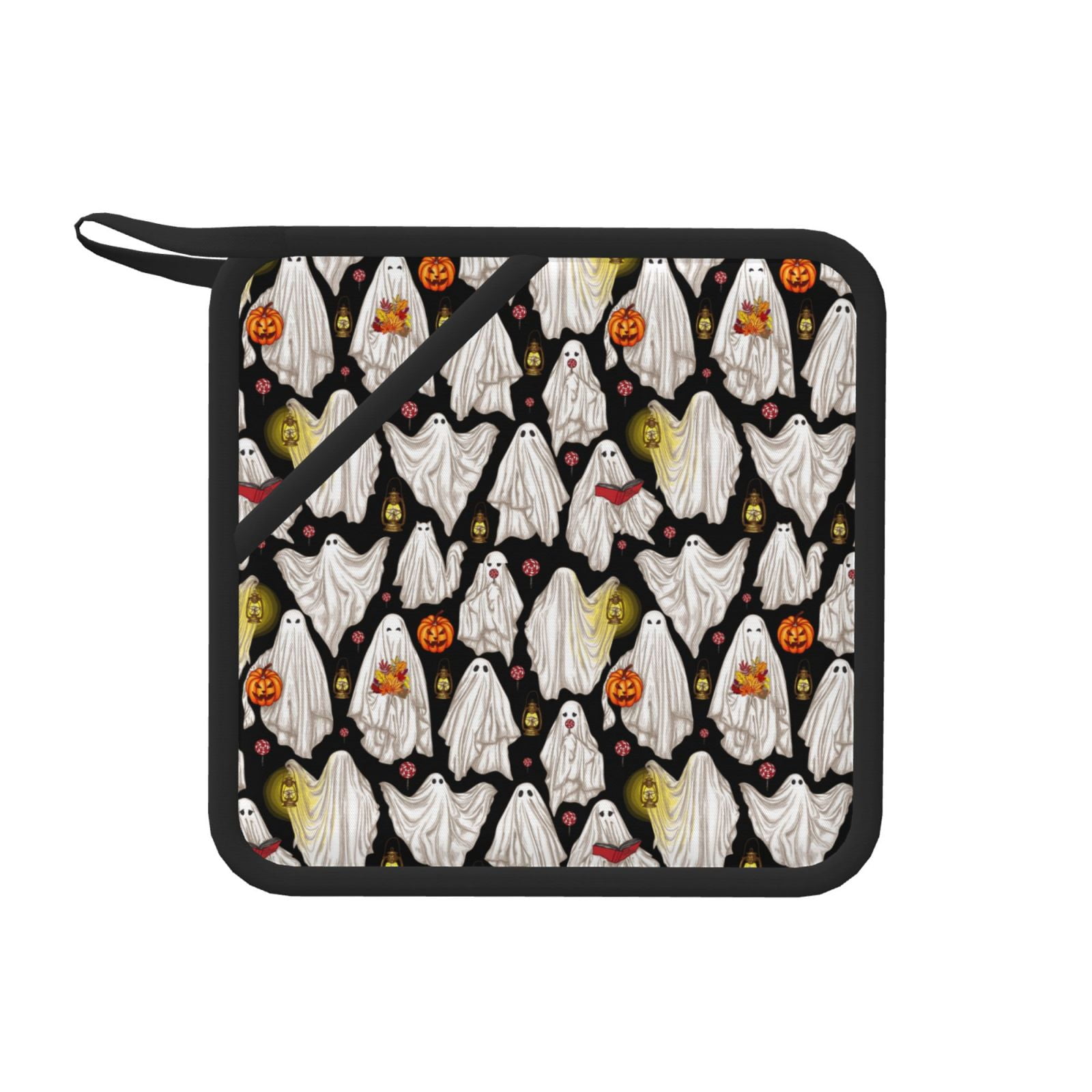 Pofeuu Different Ghosts Print Silicone Trivet Mats,Silicone Hot Pads ...