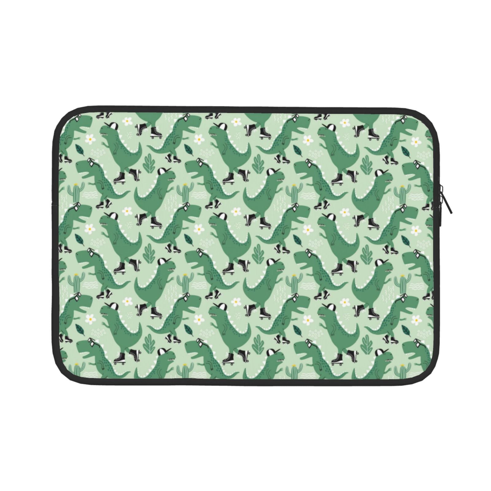 Pofeuu Dinosaurs on Roller Skater Print Laptop Carrying Case,13-15-Inch ...