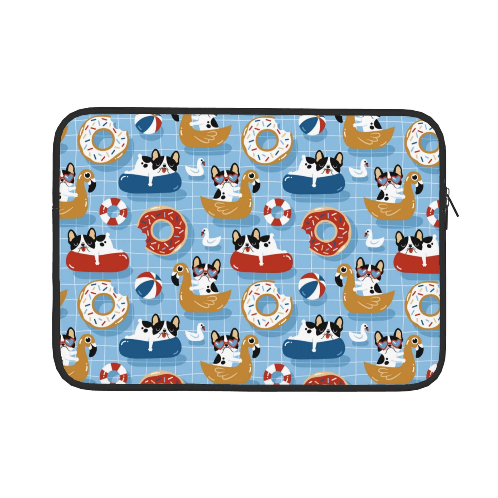 Pofeuu Dogs With Pool Floats Print Laptop Carrying Case,13-15-Inch ...