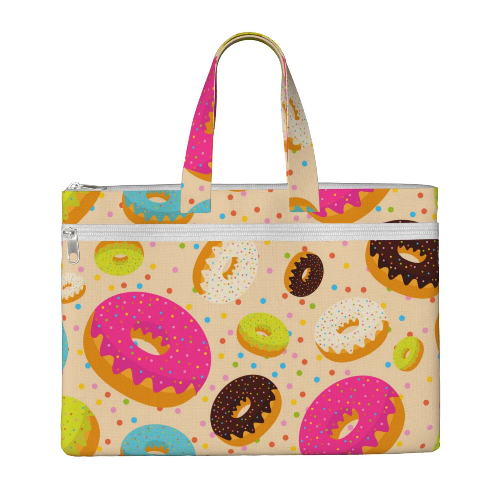 Pofeuu Donuts Print Laptop Bag Carrying - Computer Bag Laptop Case ...