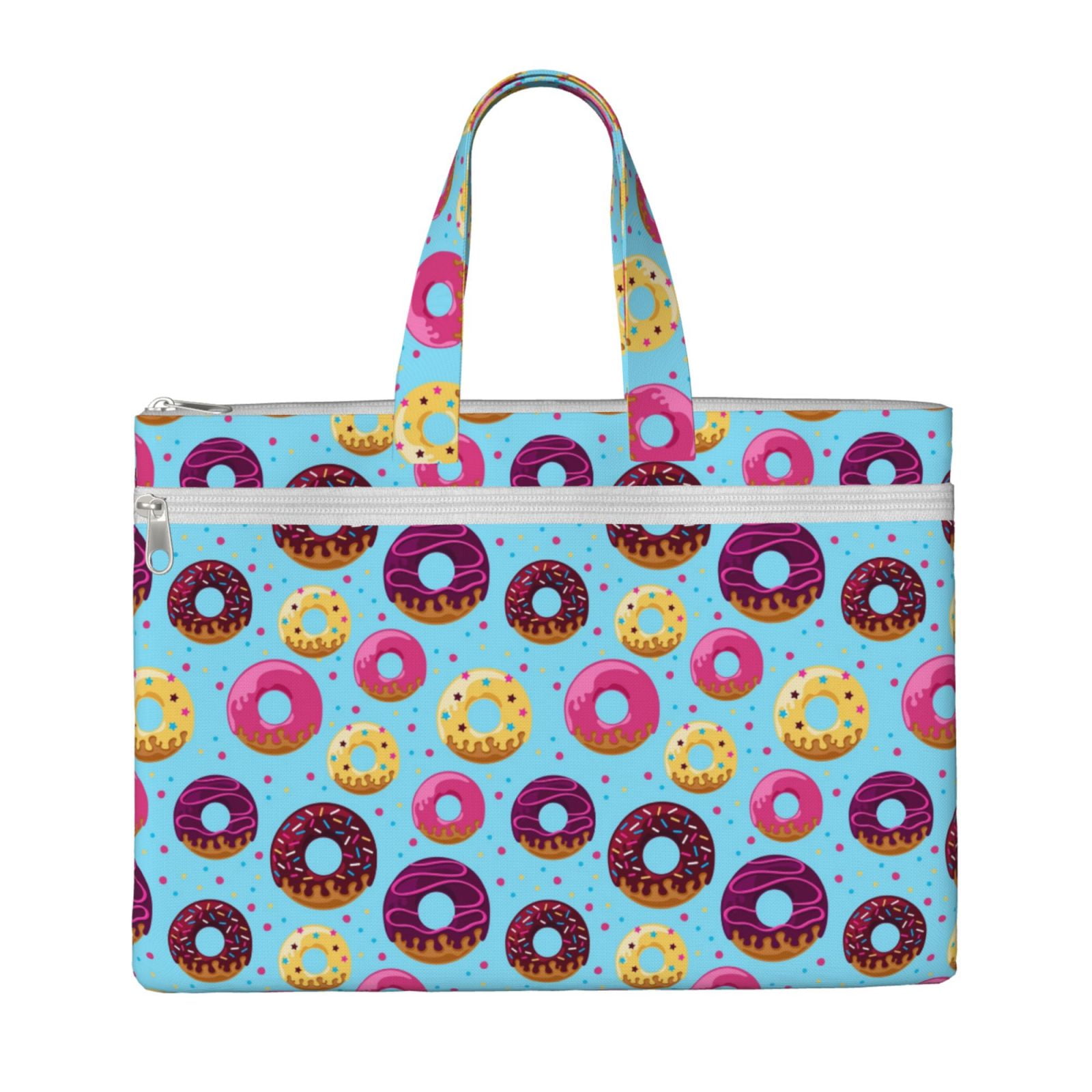 Pofeuu Donuts Print Laptop Bag Carrying - Computer Bag Laptop Case ...