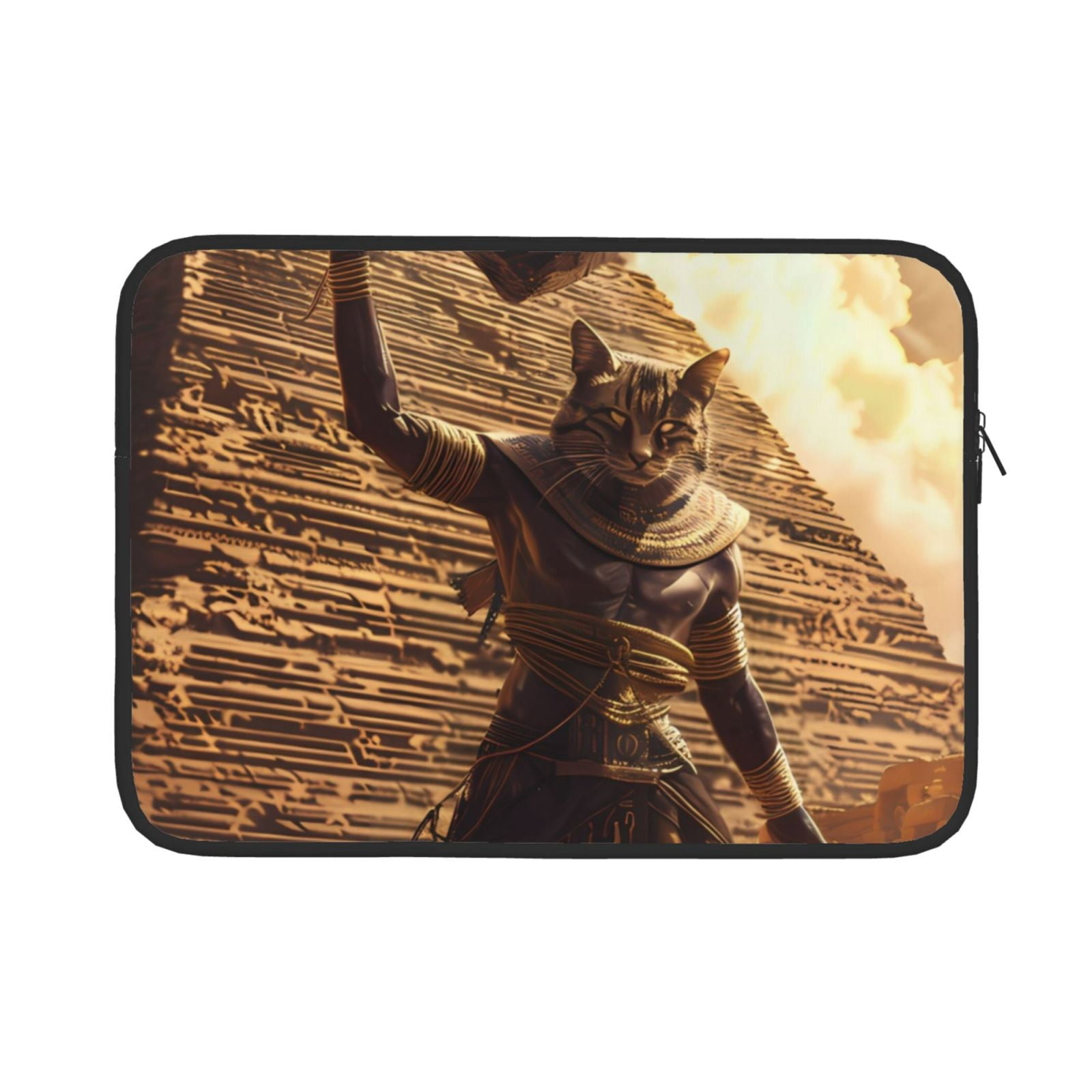 Pofeuu Egyptian Cat Pharaoh Magic Print Laptop Carrying Case,13-15-Inch ...