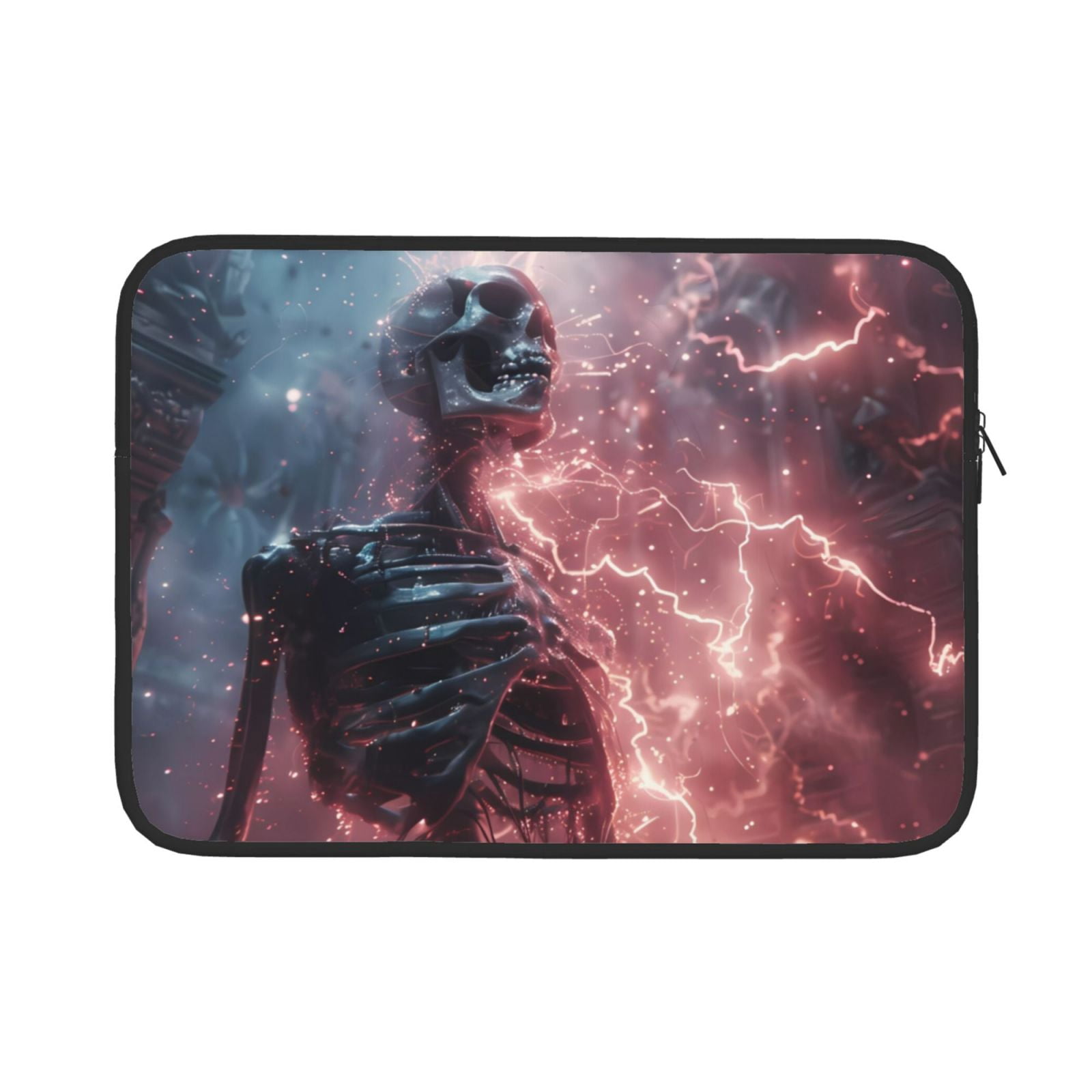 Pofeuu Electric Skeleton Surrealism Print Laptop Carrying Case,13-15 ...