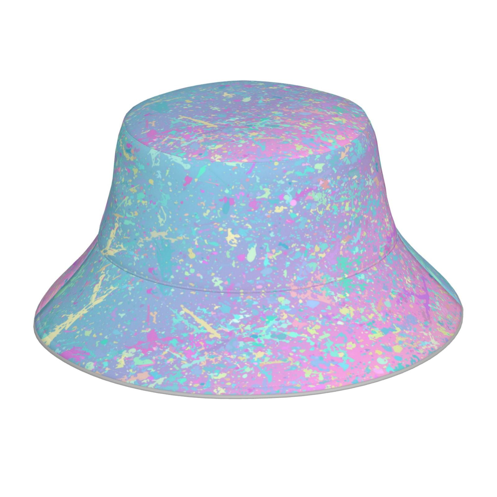Pofeuu Fantasy Gradient Print Bucket Hat for Women Men Reflective ...
