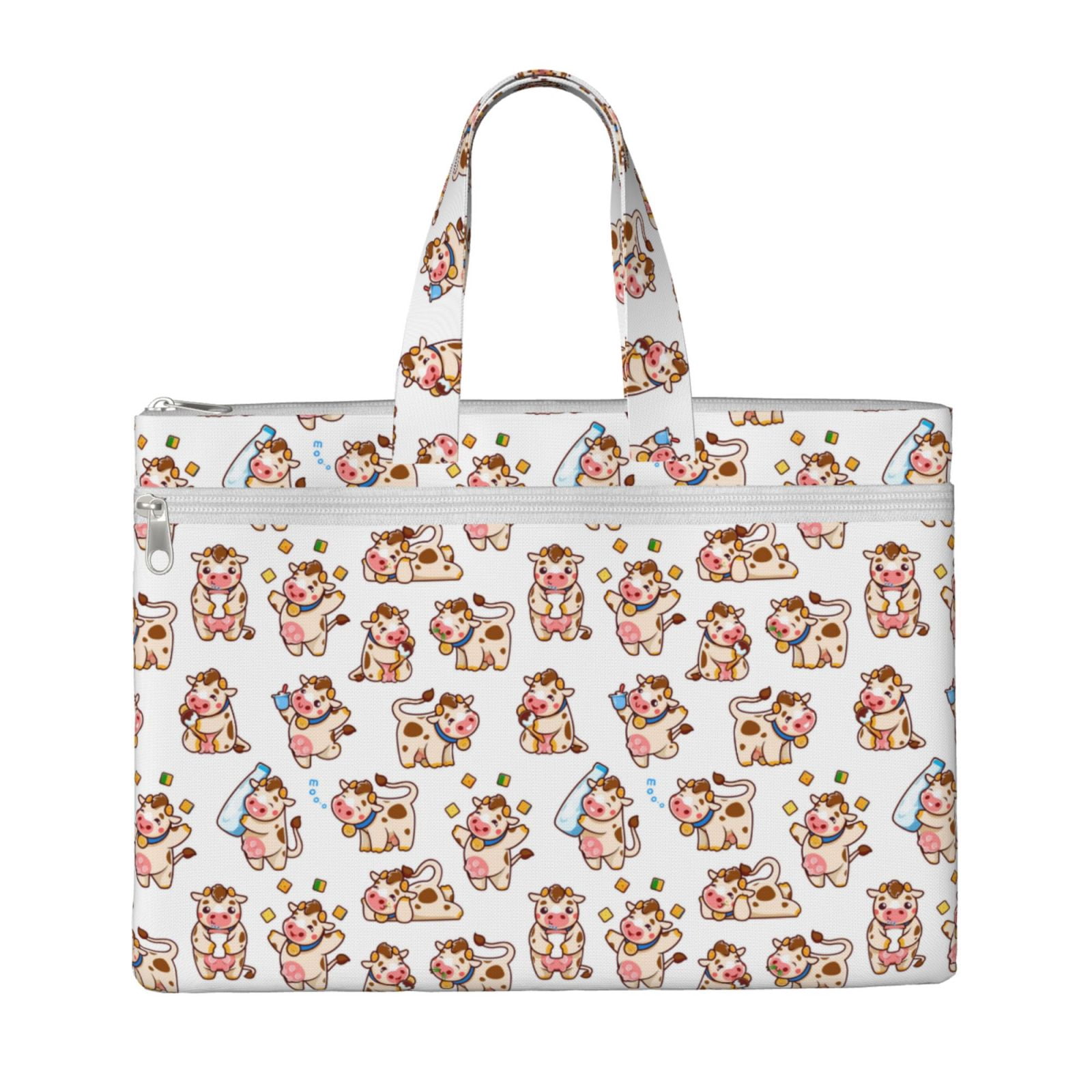 Pofeuu Farm Cow Animal Print Laptop Bag Carrying - Computer Bag Laptop ...