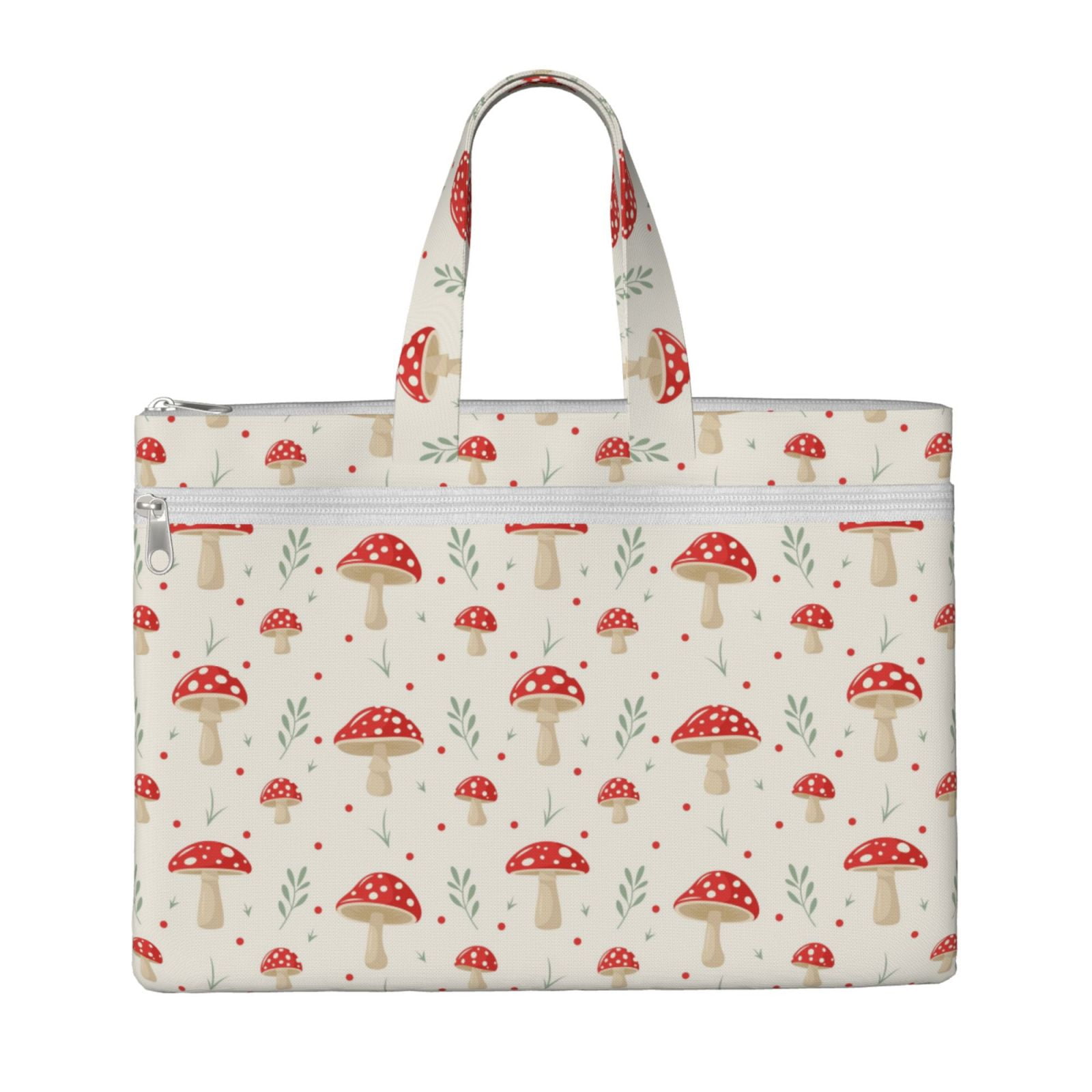 Pofeuu Flat Mushrooms Print Laptop Bag Carrying - Computer Bag Laptop ...