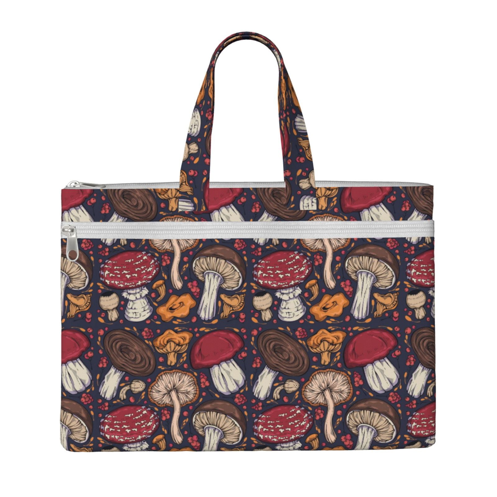 Pofeuu Forest Wild Mushroom Print Laptop Bag Carrying - Computer Bag ...