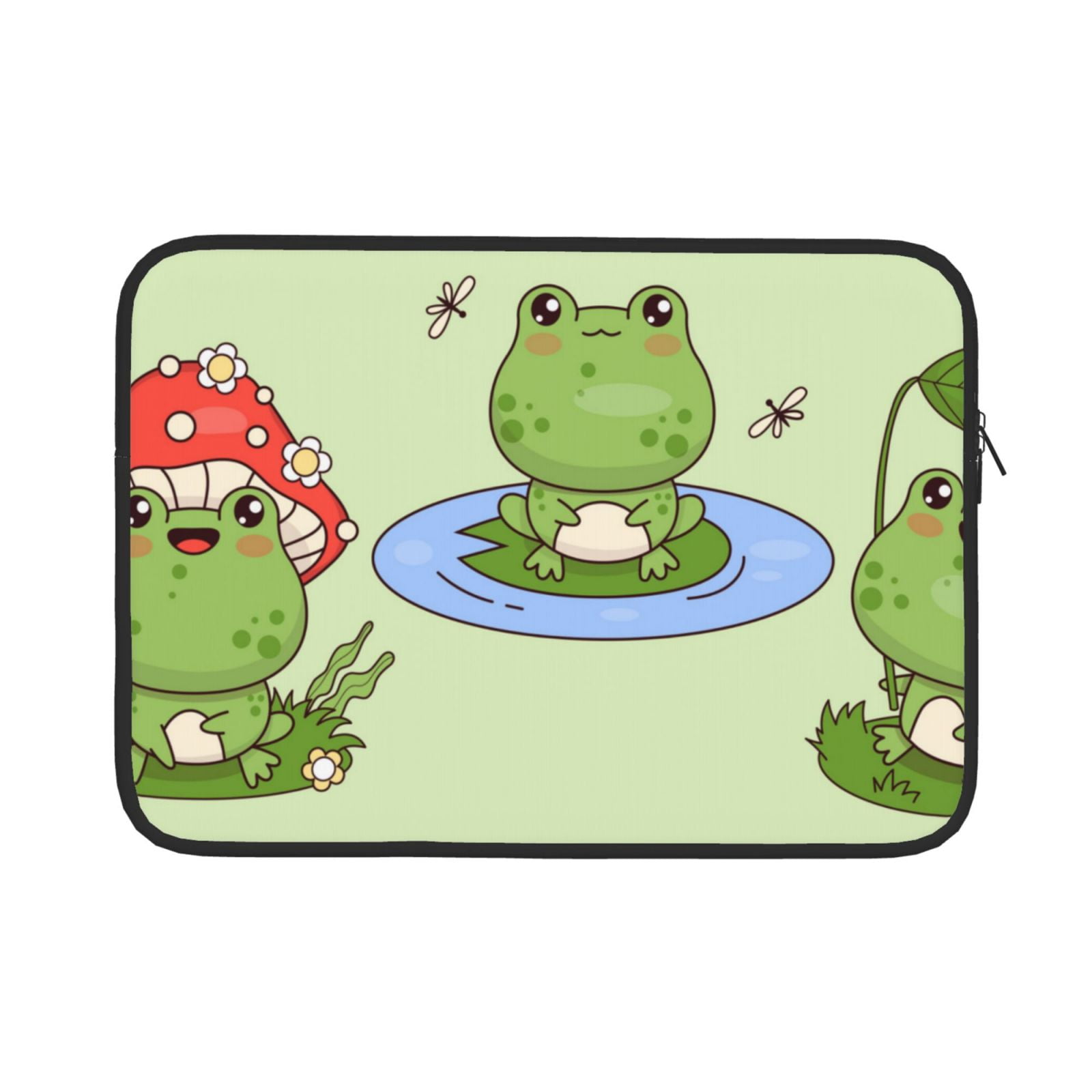 Pofeuu Frog Amanita Mushroom Print Laptop Carrying Case,13-15-Inch ...