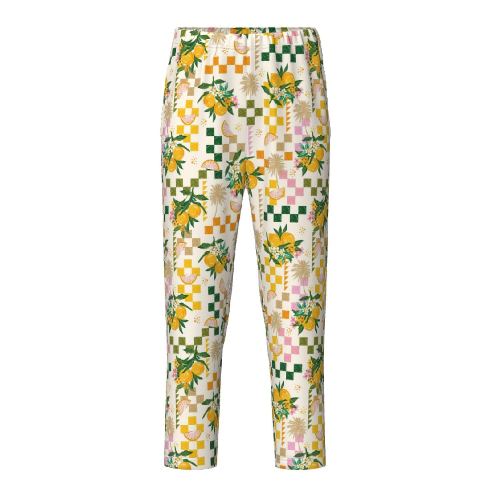 Pofeuu Fruit Print Teenagers' Pajama Pants, Soft Lounge Pajama Pants ...