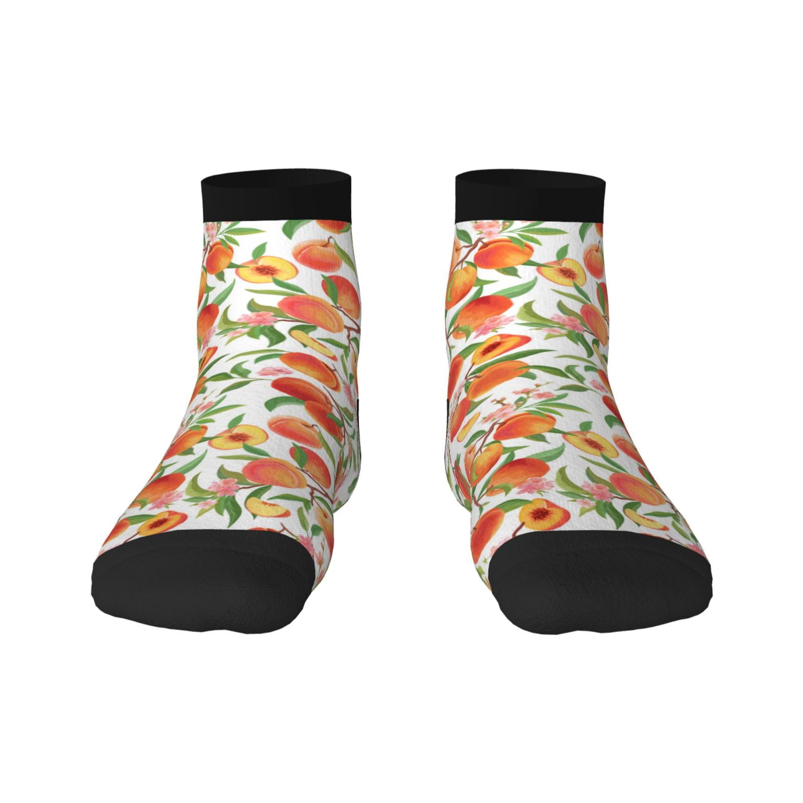 Pofeuu Fruits Peach2 Print 30cm Socks, Adult Running Hiking Socks for ...