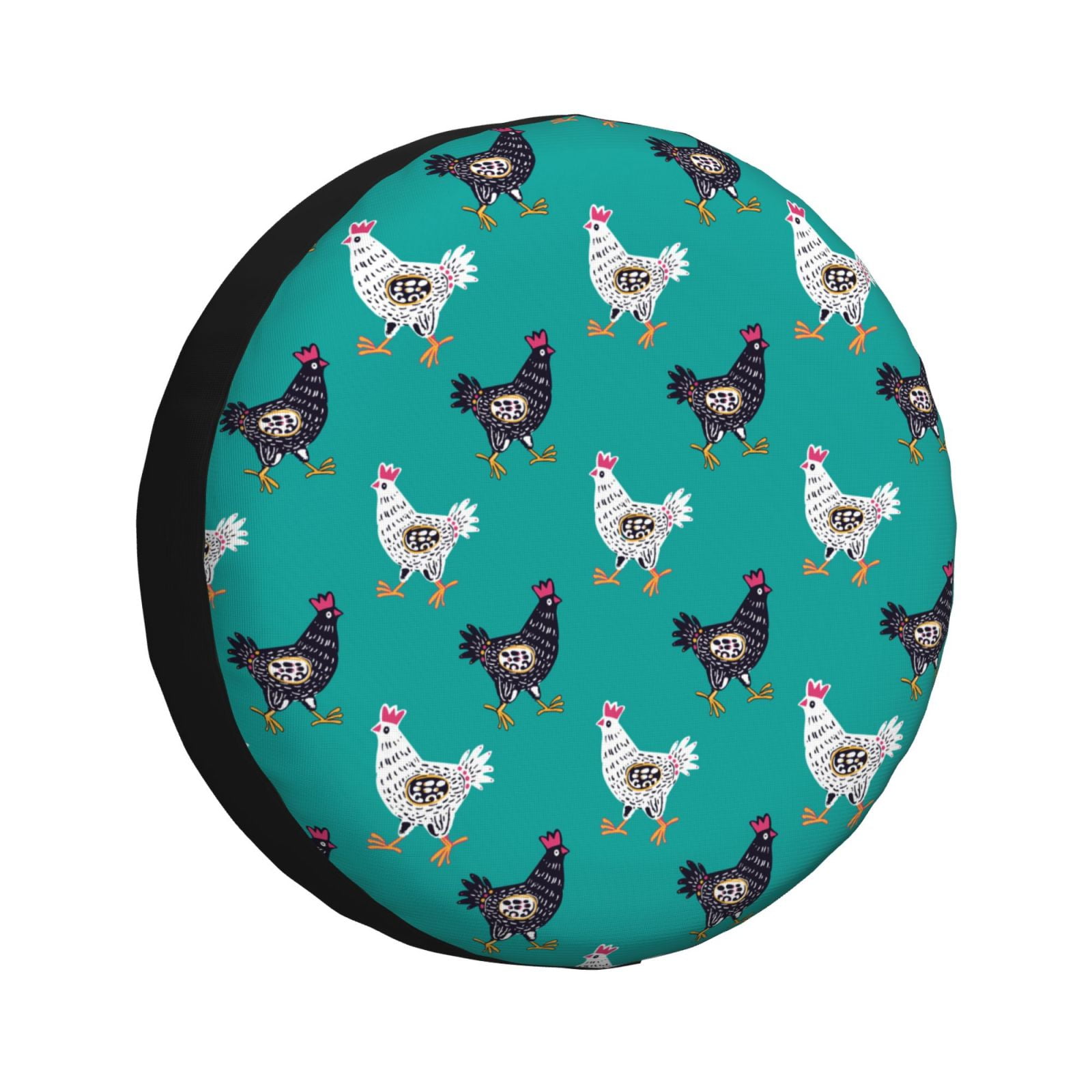 Pofeuu Funny Chicken Print Spare Tire Wheel Cover for Car Truck SUV ...