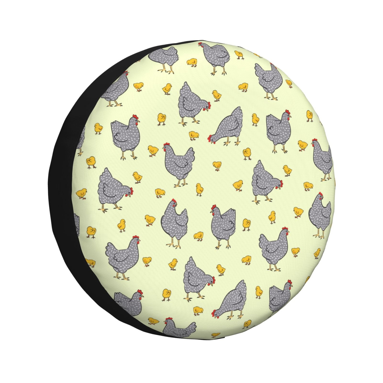 Pofeuu Funny Chicken Print Spare Tire Wheel Cover for Car Truck SUV ...