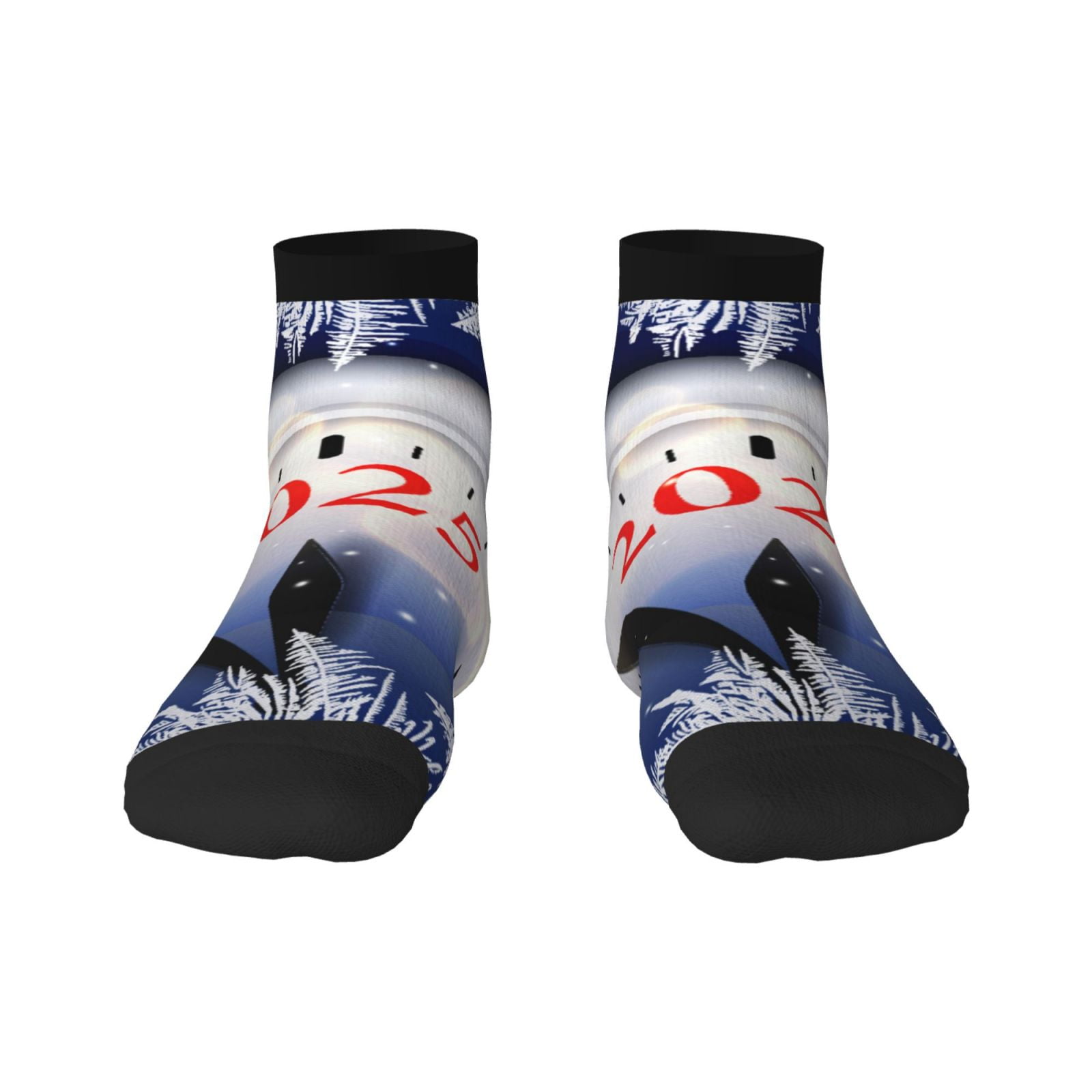 Pofeuu Gold Glitter Shining In Light With 2025 Print 30cm Socks, Adult ...