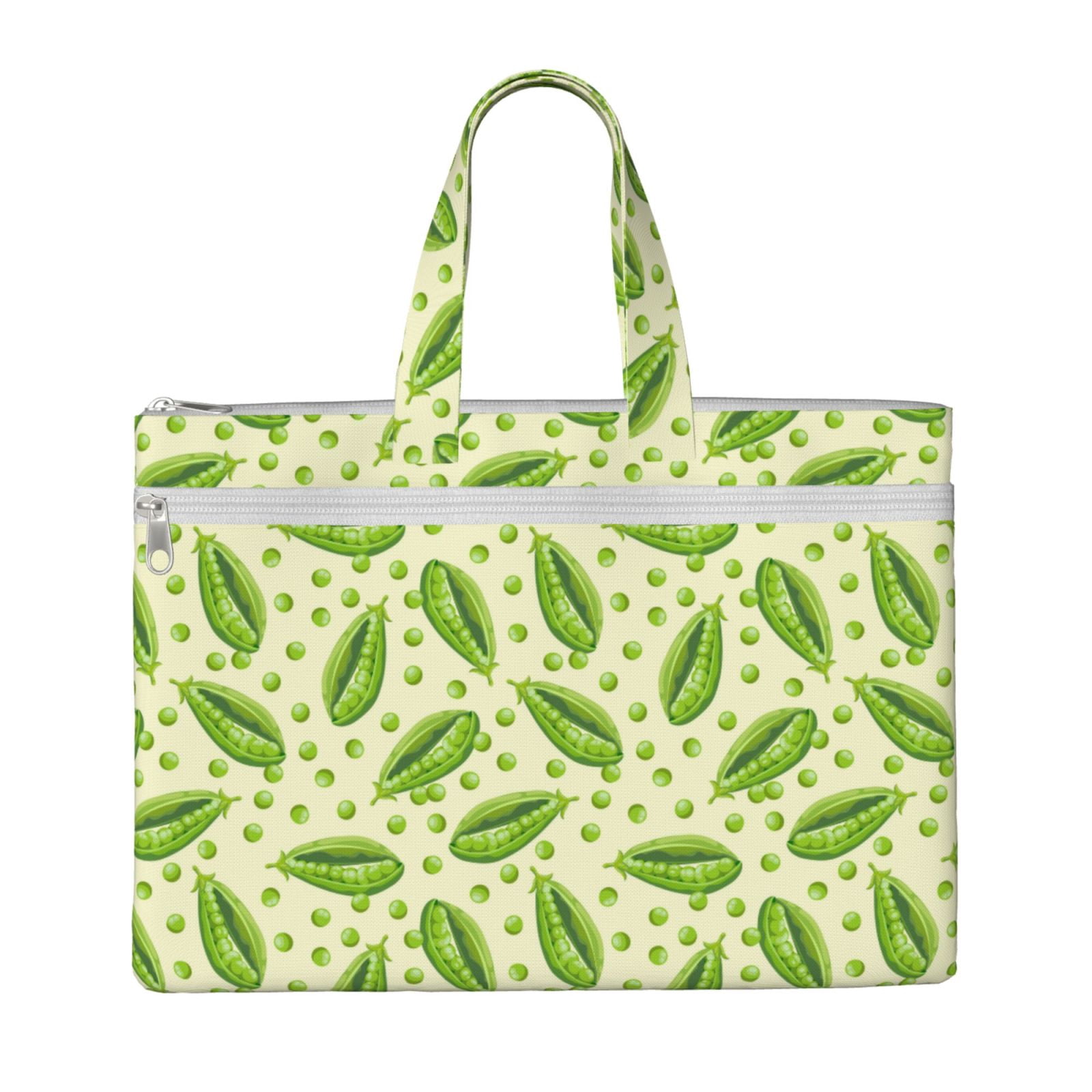 Pofeuu Green Peas Print Laptop Bag Carrying - Computer Bag Laptop Case ...