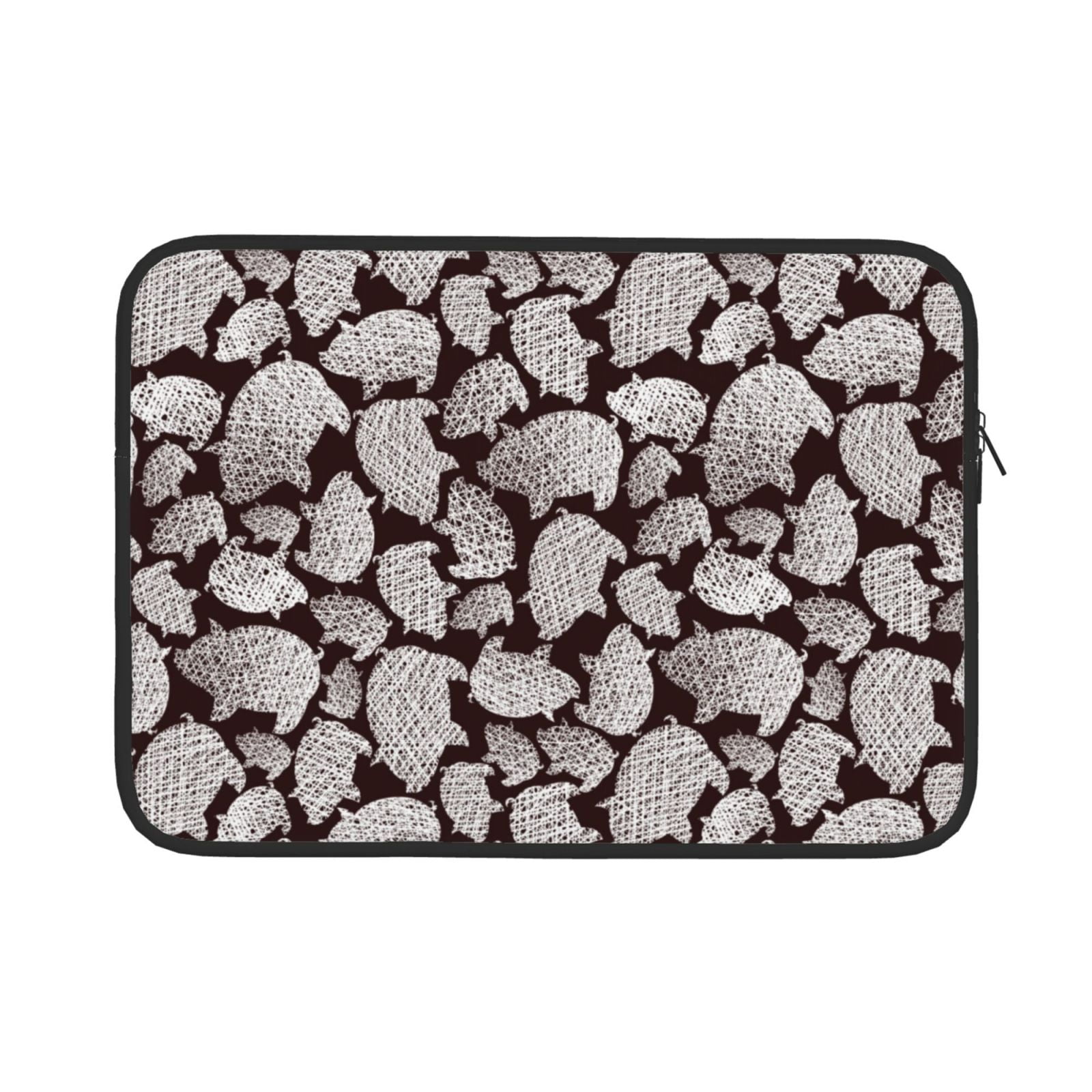 Pofeuu Hand Drawn Pig Print Laptop Carrying Case,13-15-Inch Laptop and Tablet, Sleek Design ...