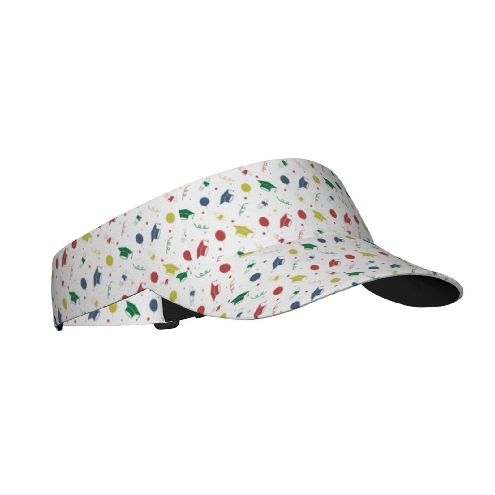 Pofeuu Happy Graduation Print Sunscreen Visor Cap Adjustable Sport ...