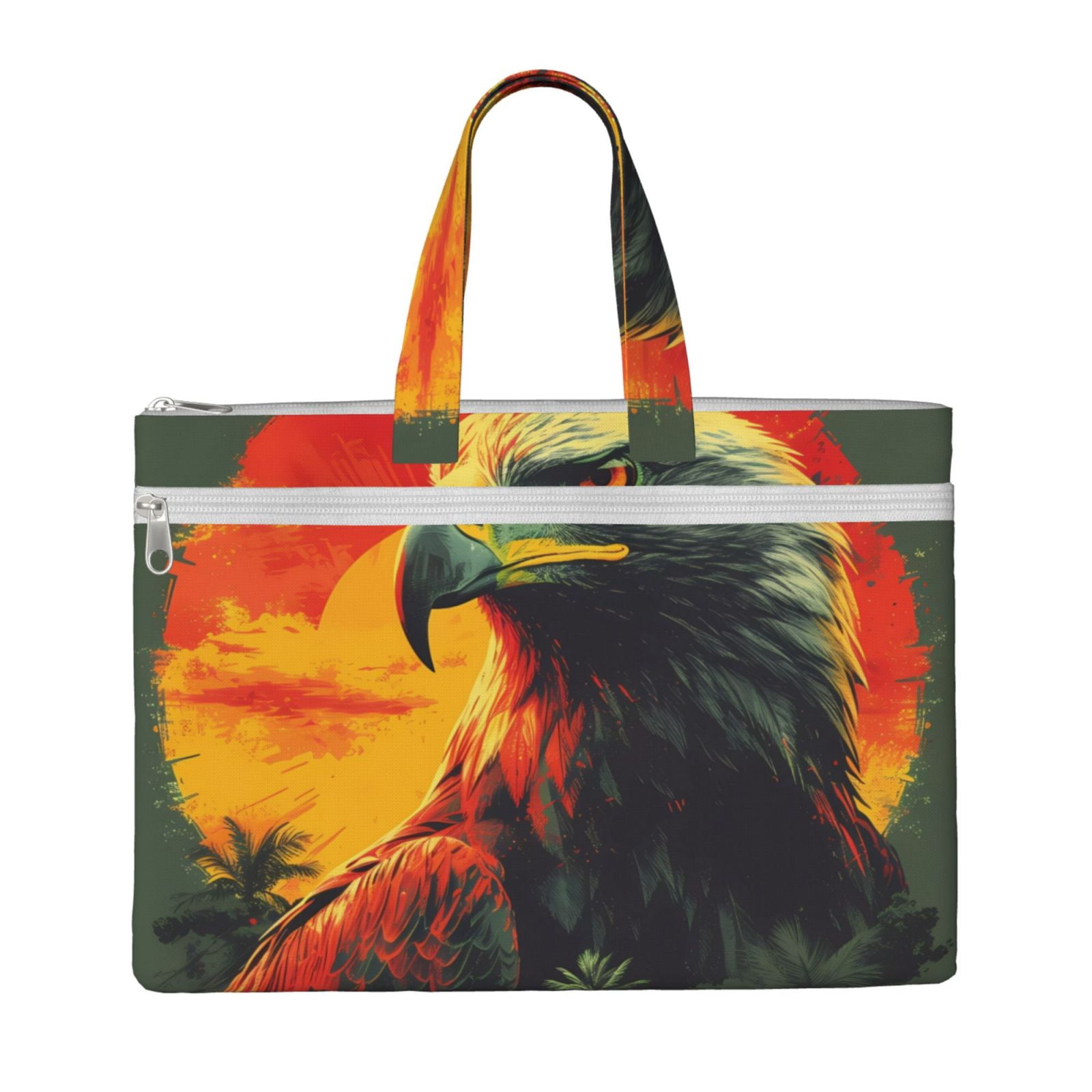 Pofeuu Hawaiian Style Bald Eagle Print Laptop Bag Carrying - Computer ...