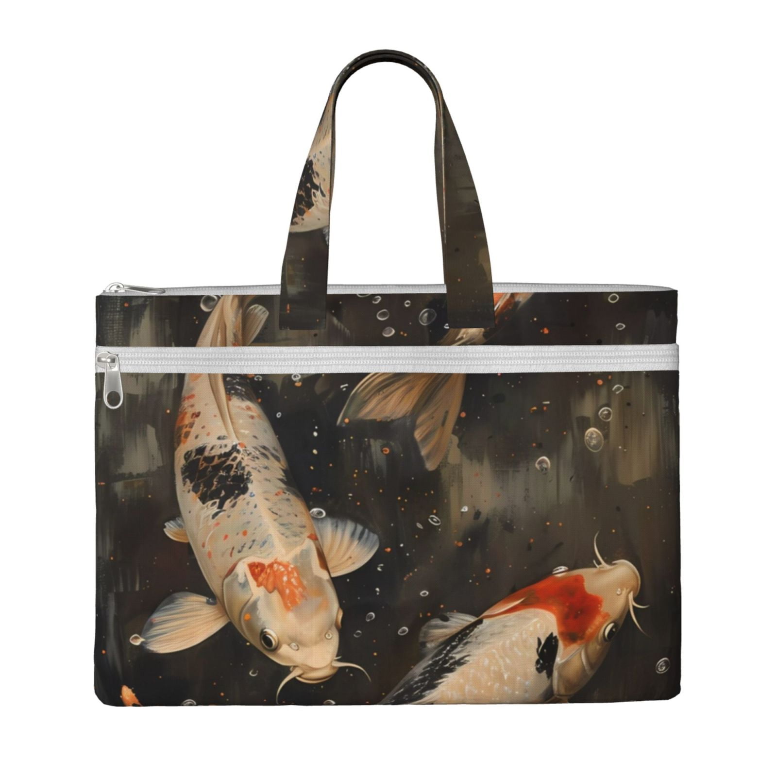 Pofeuu Koi Fish Tranquility Print Laptop Bag Carrying - Computer Bag ...