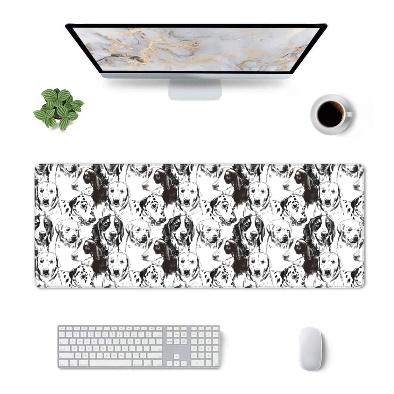 Pofeuu Labrador Retriever Dog Print Desk Mat for Keyboard and Mouse ...