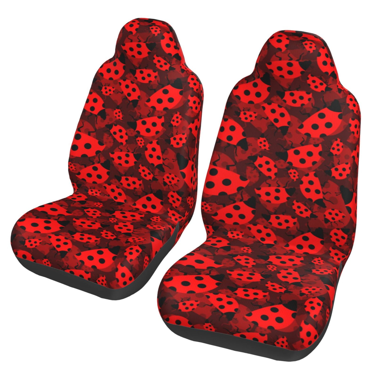 Pofeuu Ladybugs 1 Print Automotive Car Seat Covers Flat Cloth Full Set ...