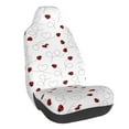 Pofeuu Ladybugs Flying On Dotted Route Print Automotive Car Seat Covers ...