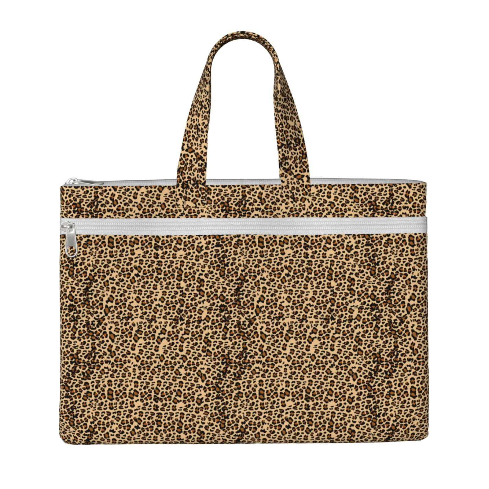 Pofeuu Leopard Print Brown Print Laptop Bag Carrying - Computer Bag ...